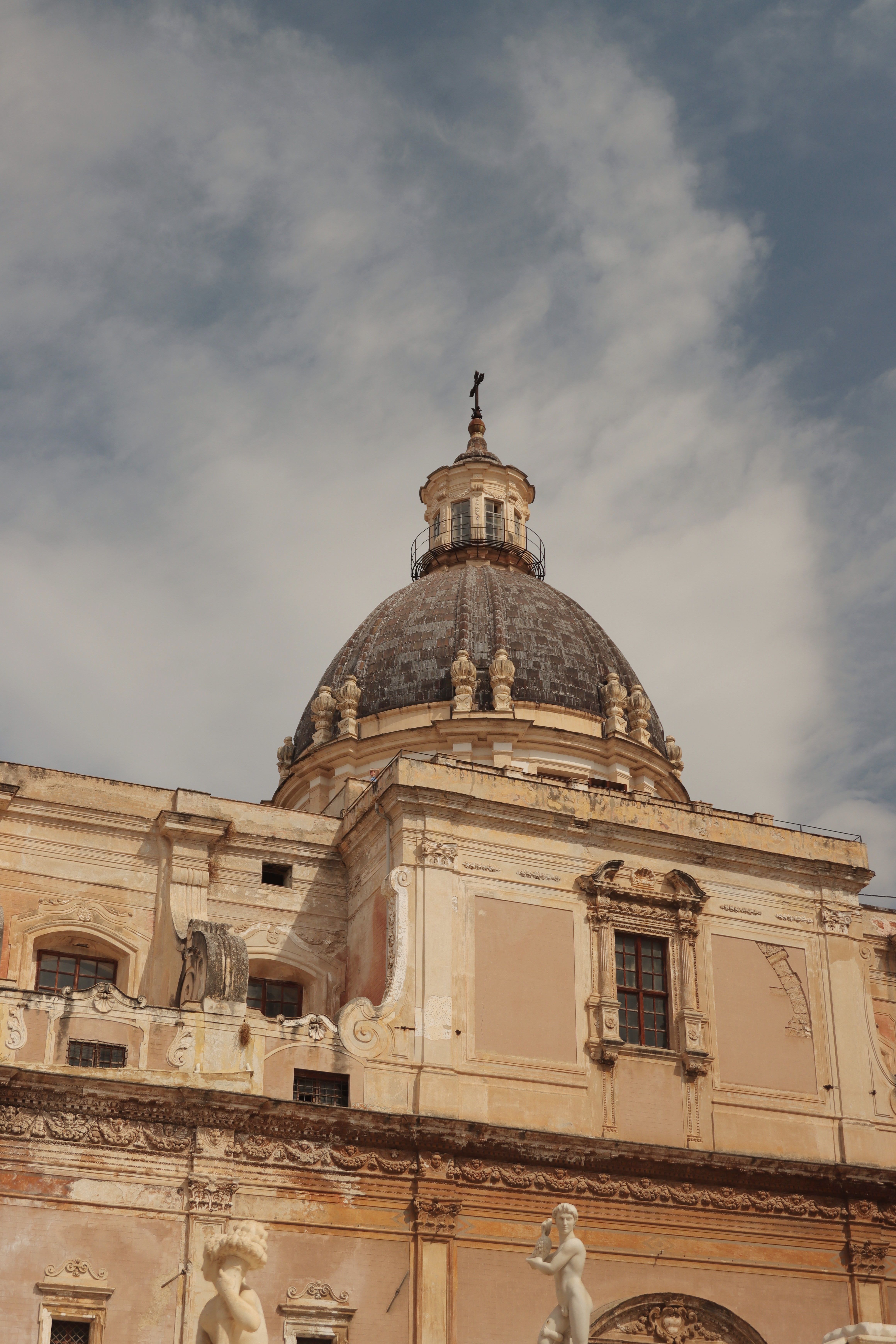 View of Santa Caterina Church Dome in Palermo, Sicily, Italy · Free ...