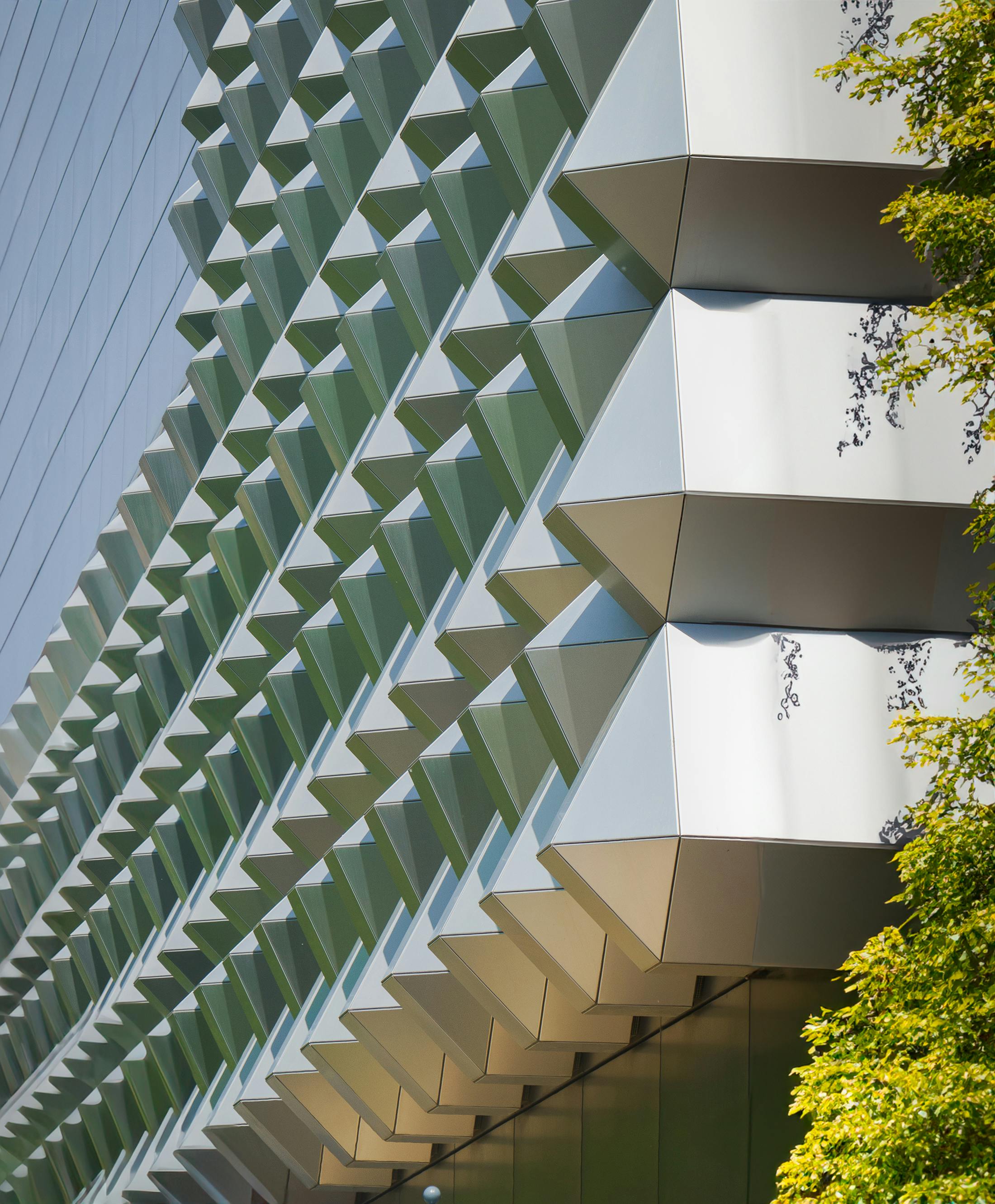 Geometric facade background · Free Stock Photo