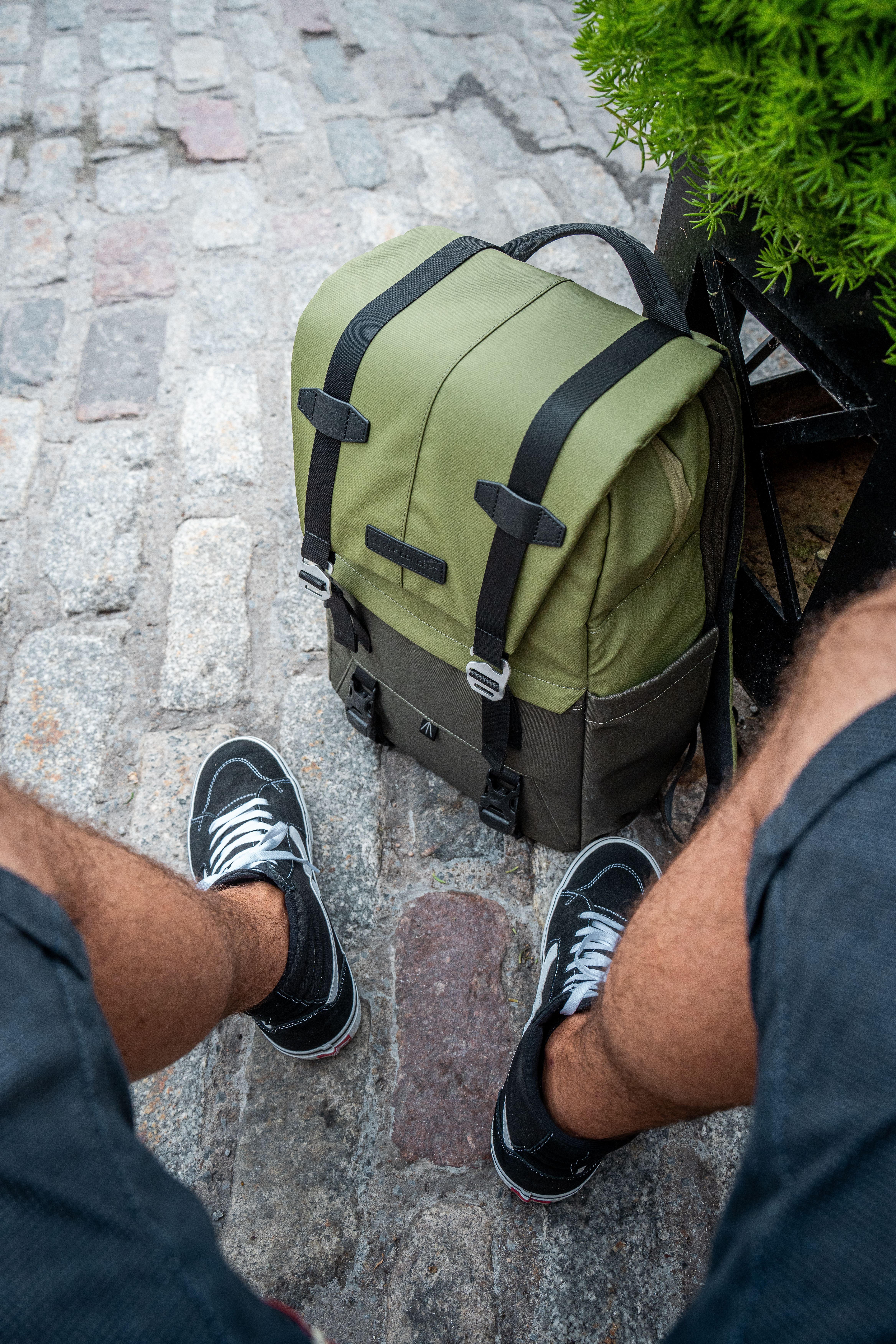 Two Person Carrying Duffel and Backpack · Free Stock Photo