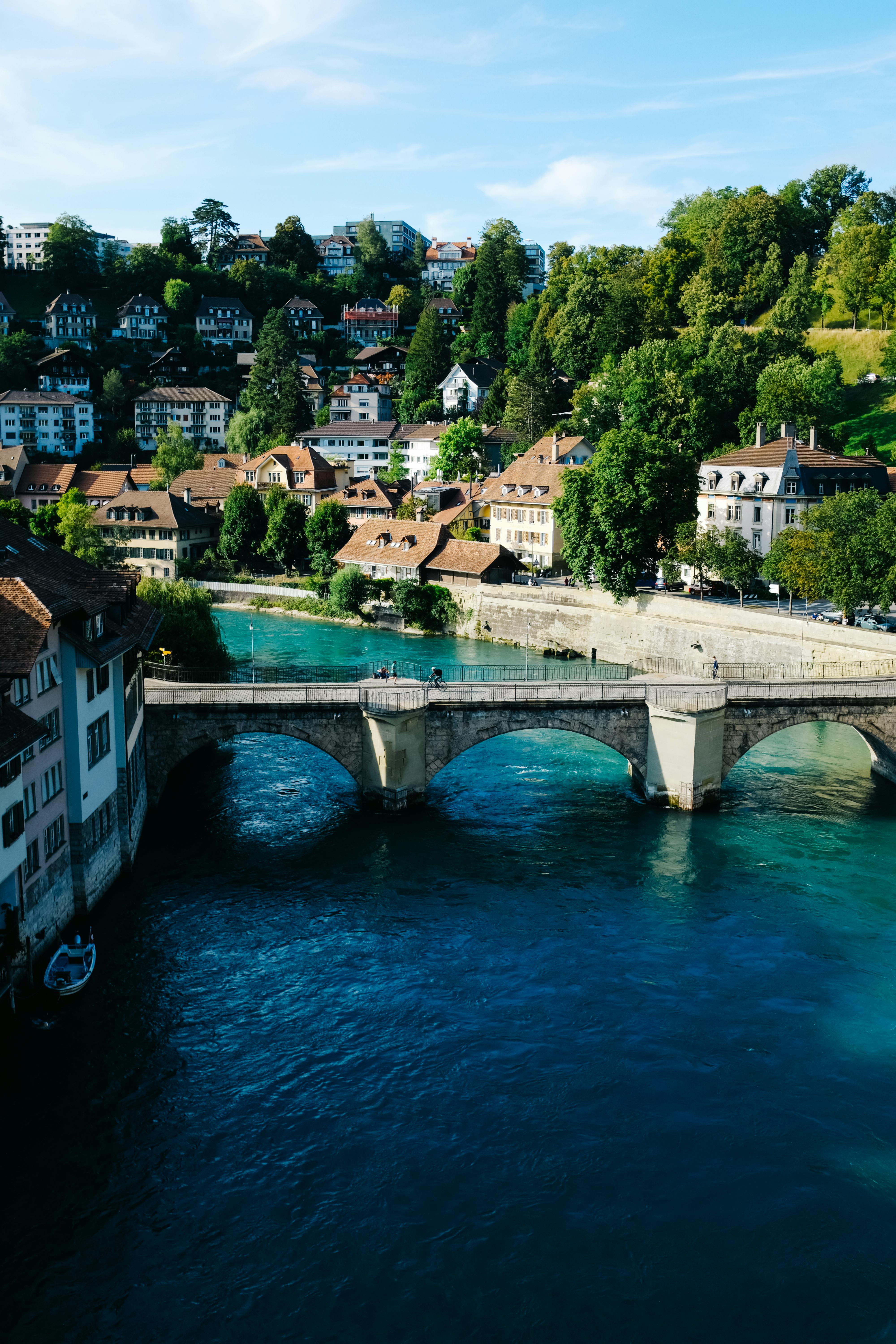 Bridge over the Aare River in Bern, Switzerland · Free Stock Photo