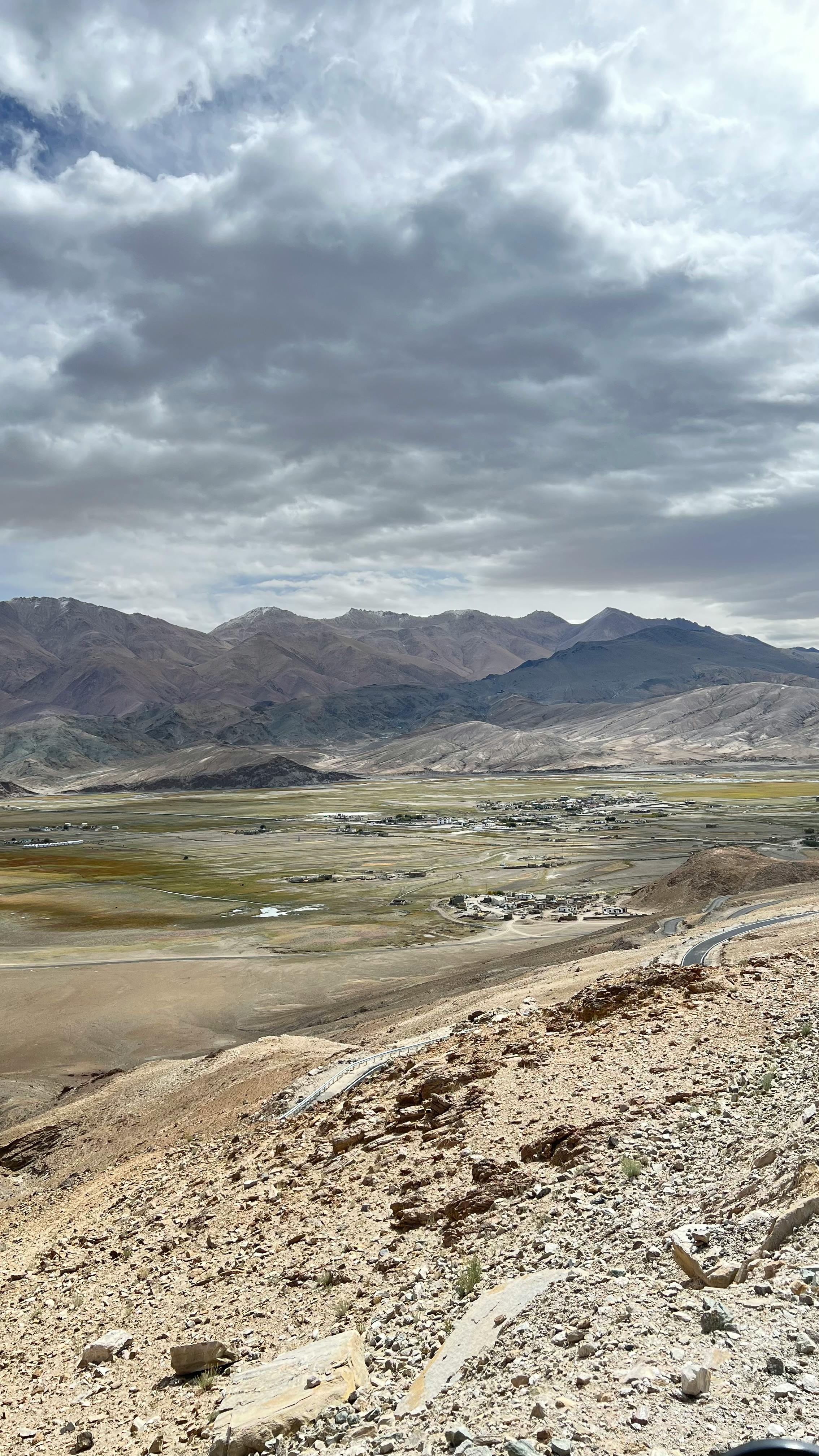 Barren Rocky Mountain Landscape, and Overcast · Free Stock Photo