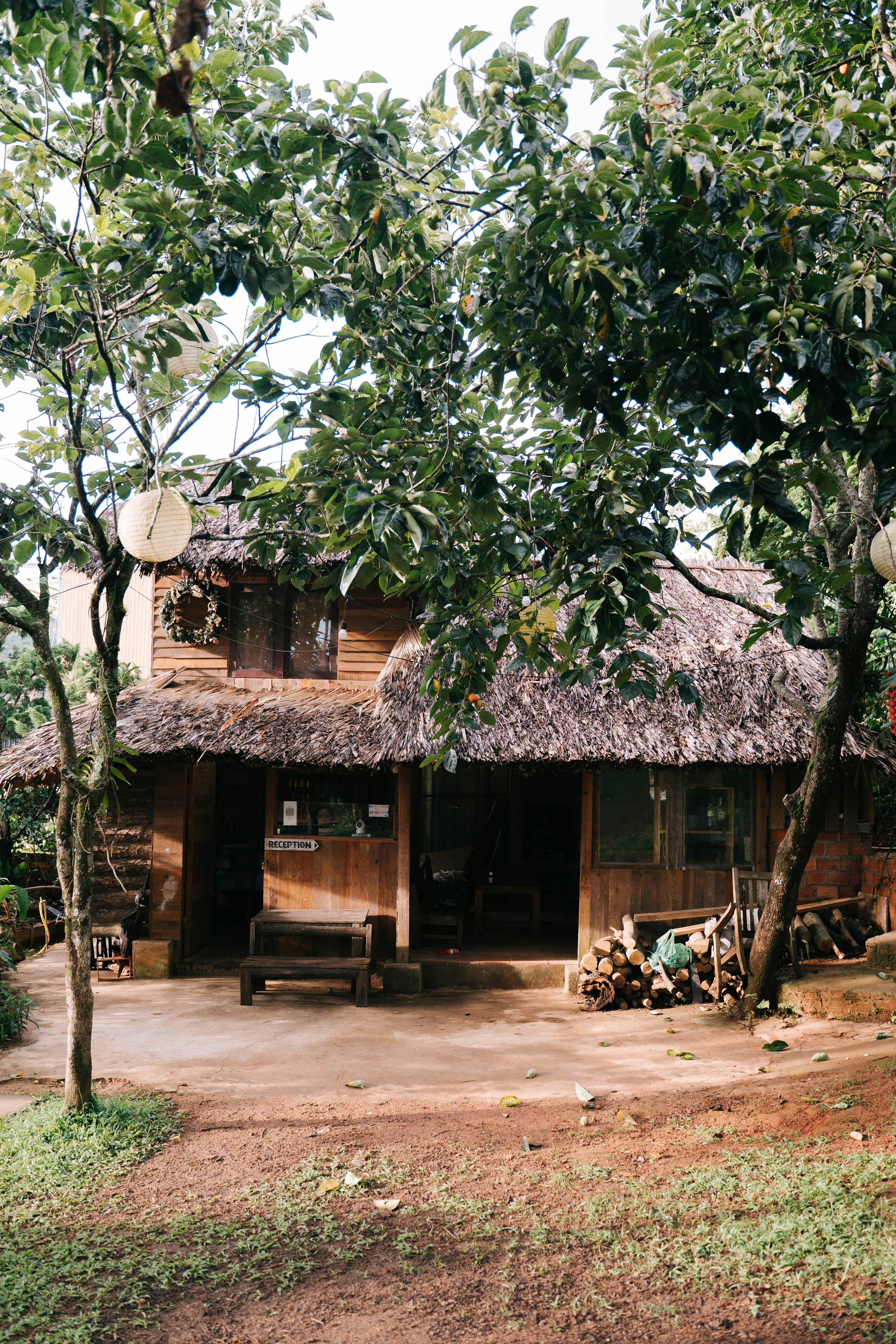 Photograph of a Wooden Shabby House · Free Stock Photo