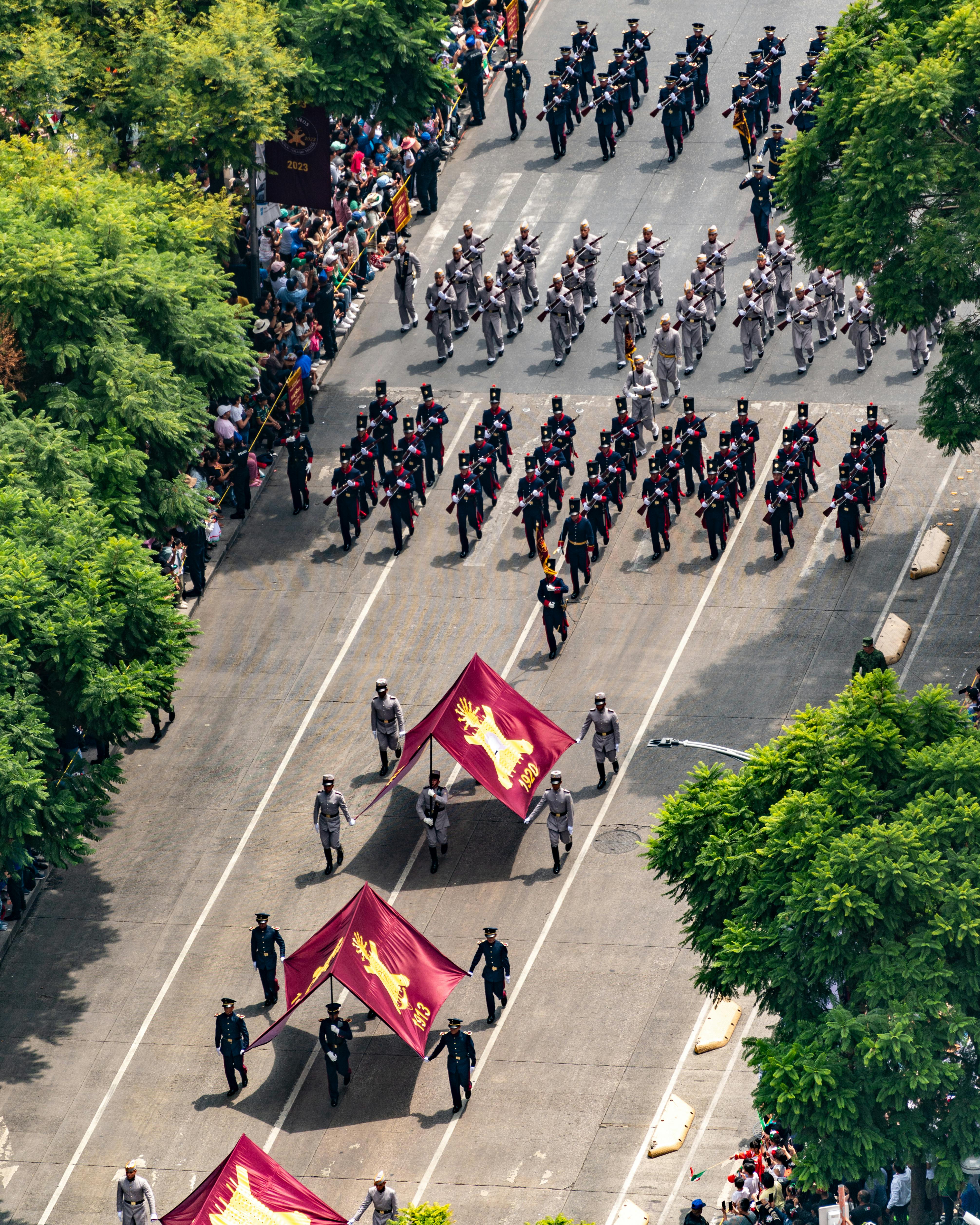Parade on Street in Mexico City · Free Stock Photo