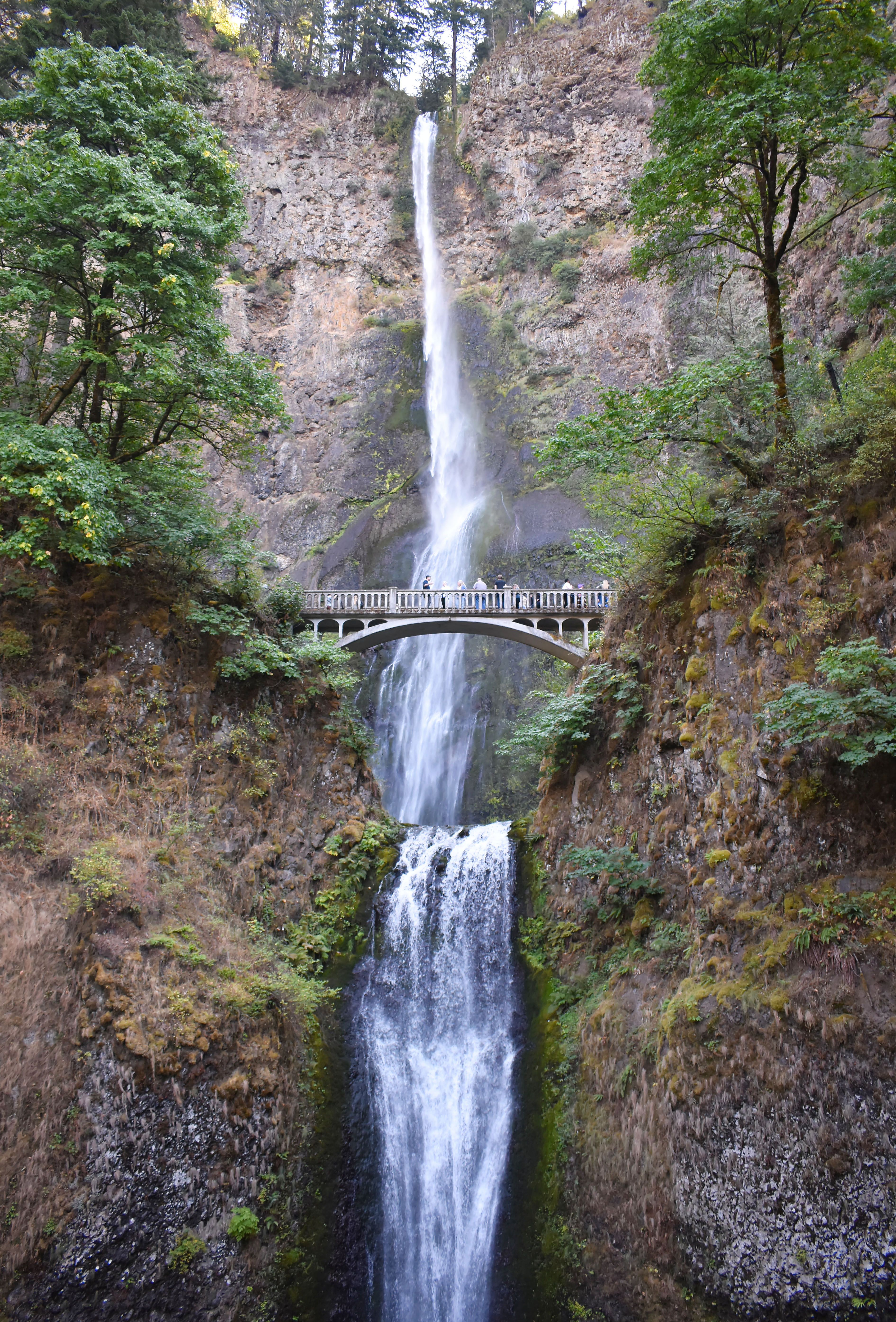 Waterfalls And Bridge · Free Stock Photo