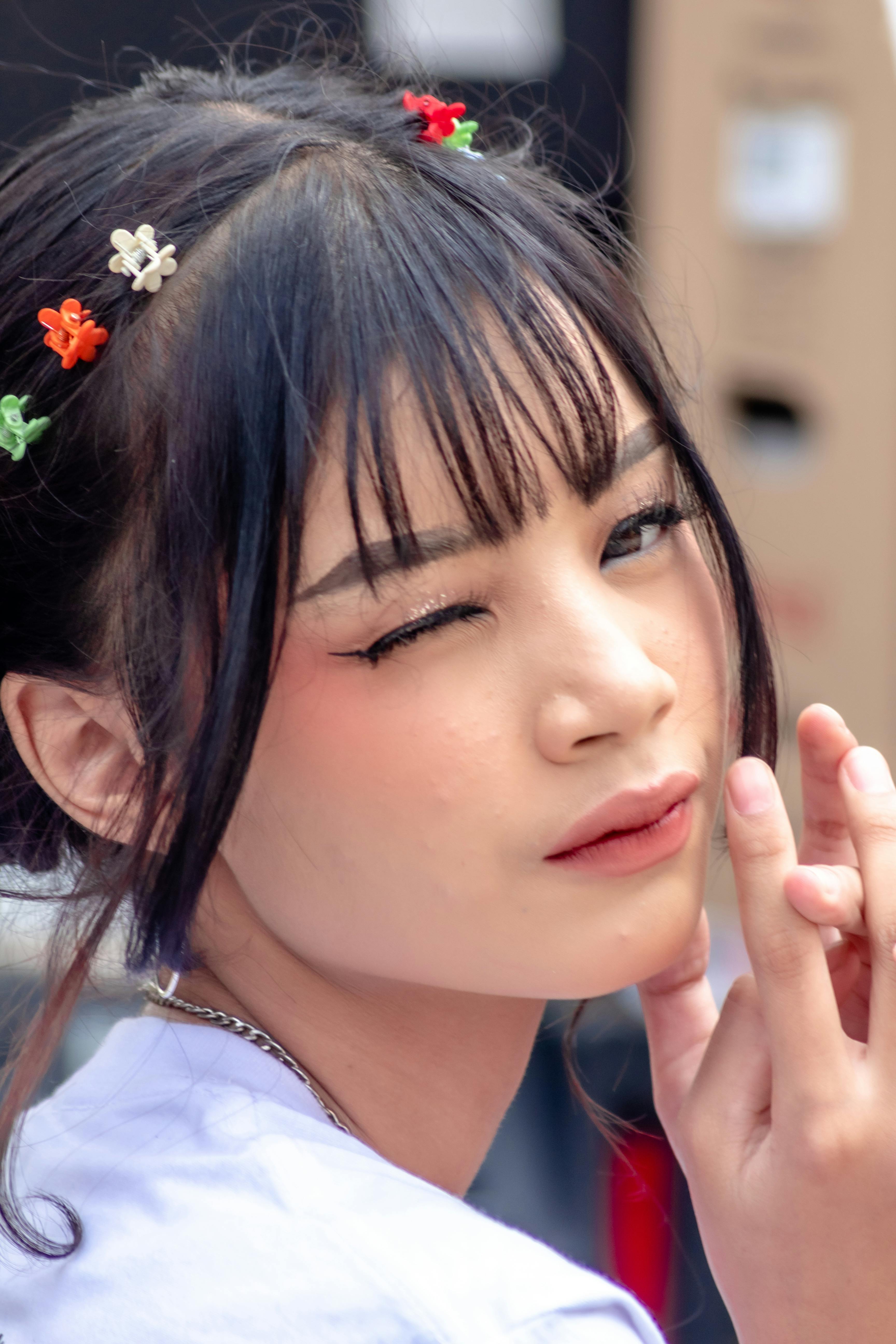 Cute Women Face Indian Japanese Photos, Download The BEST Free Cute ...