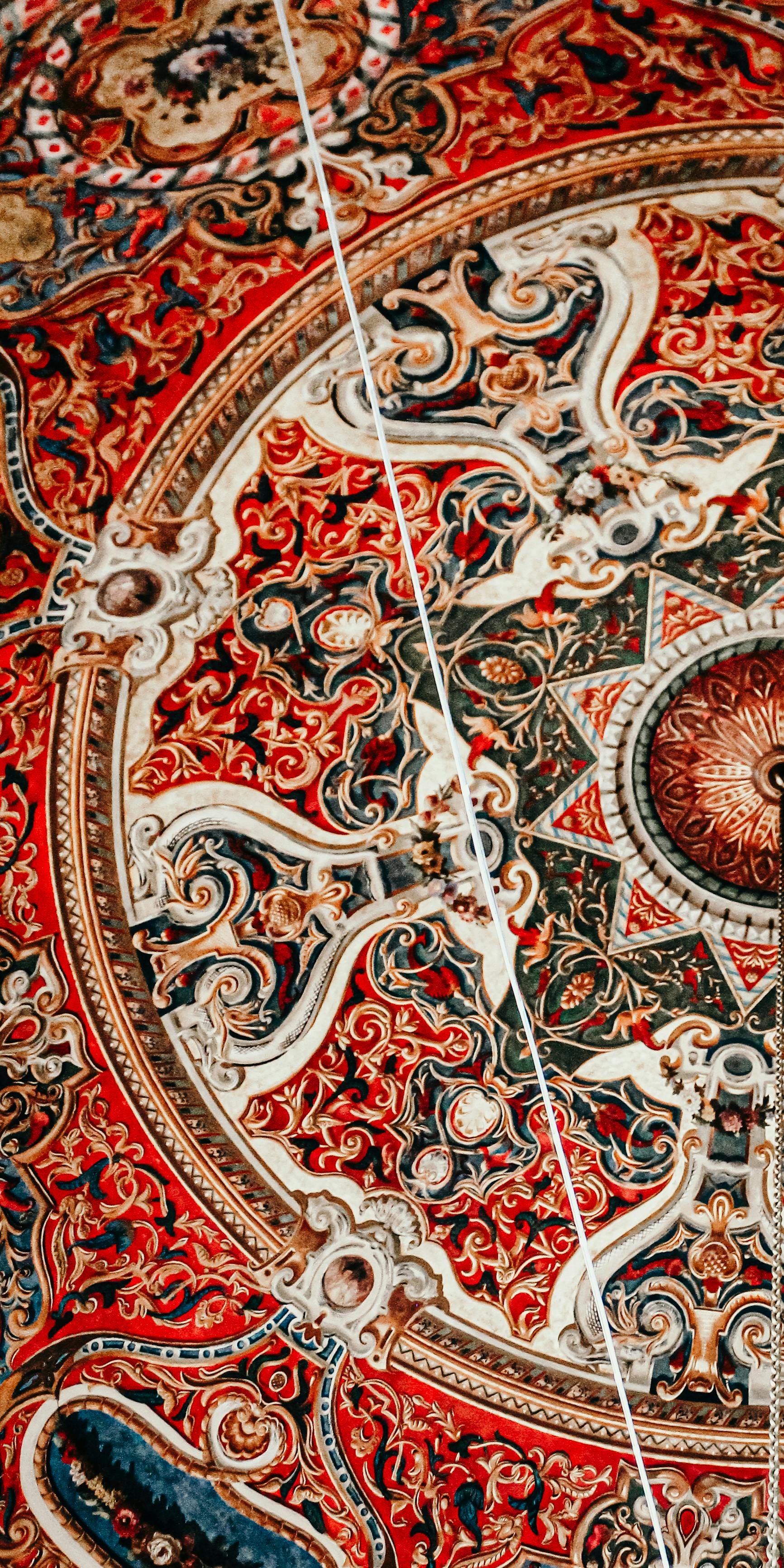 Ceiling Patterns of the Tomb of the Fatih · Free Stock Photo