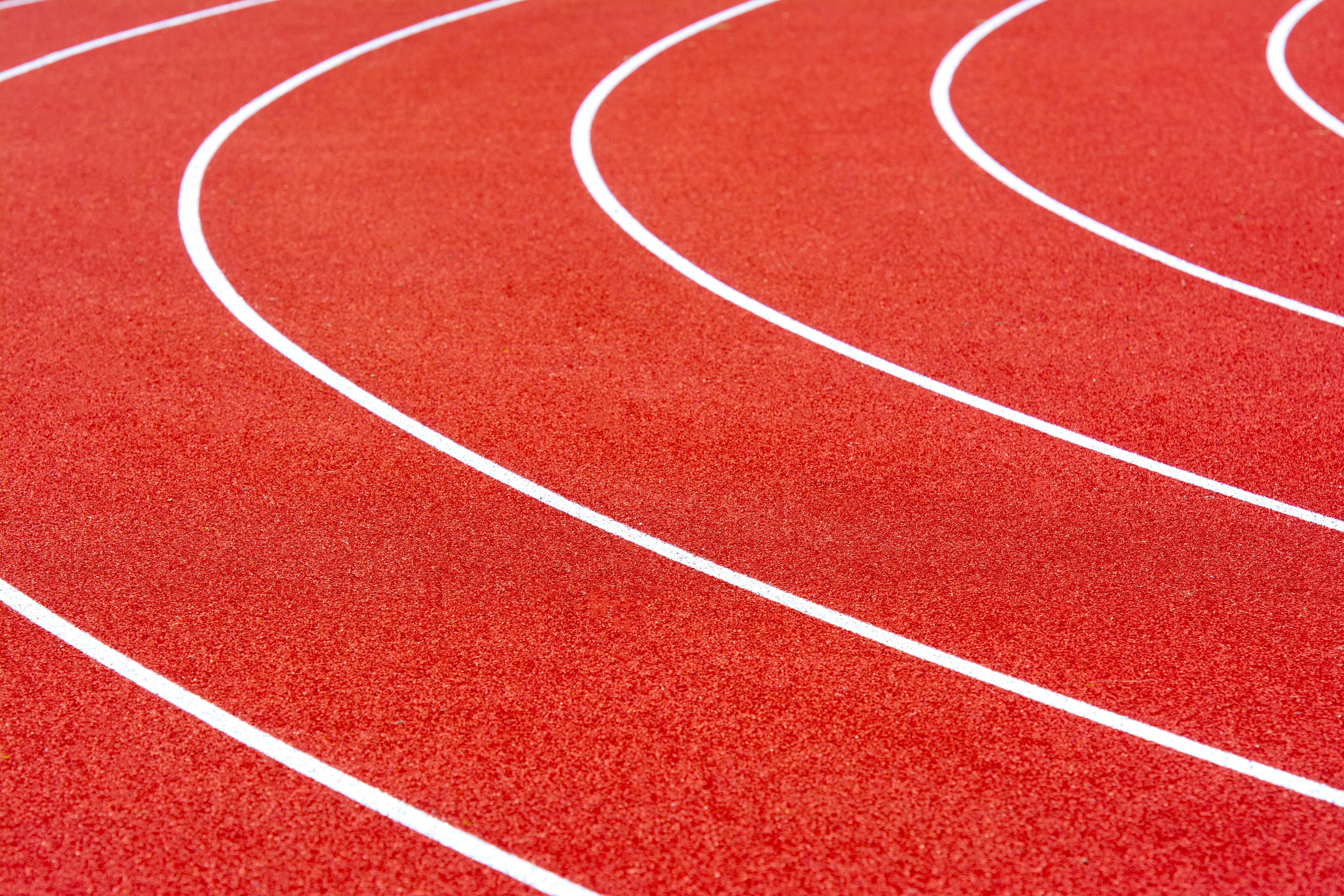 Close-up Photo of an Athletic Track · Free Stock Photo