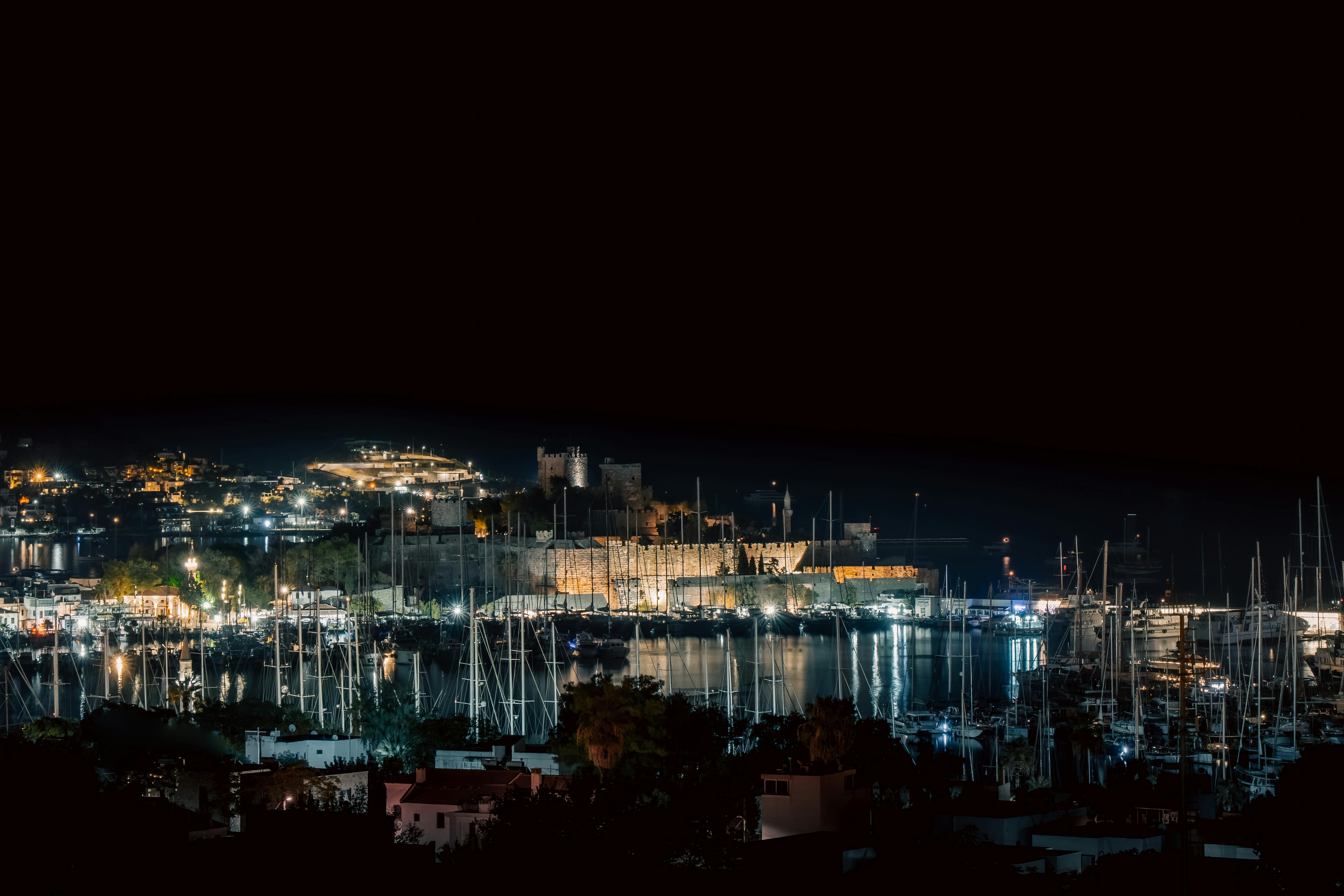 Bodrum at Night · Free Stock Photo