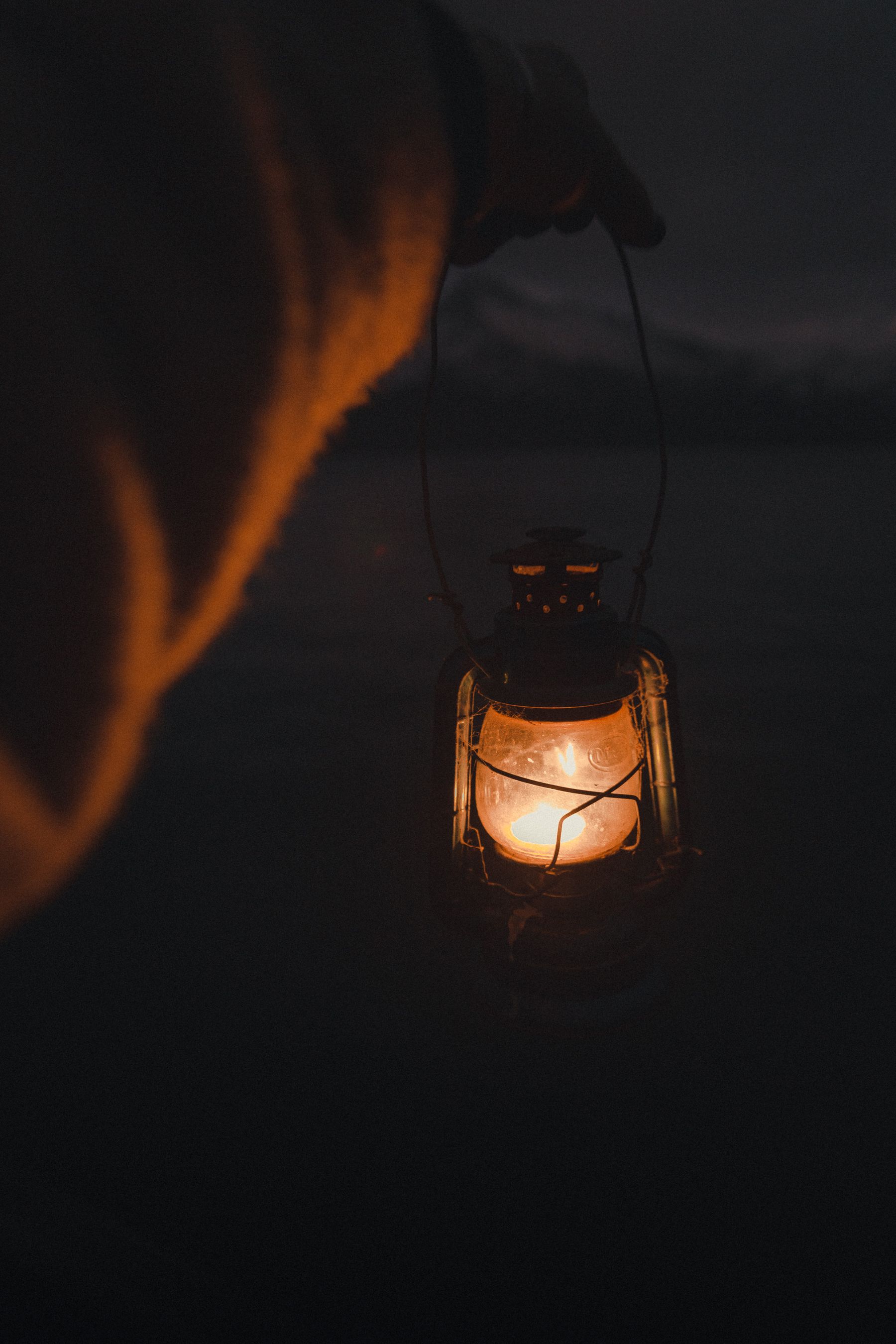 Red Lantern Lamp Turned on · Free Stock Photo