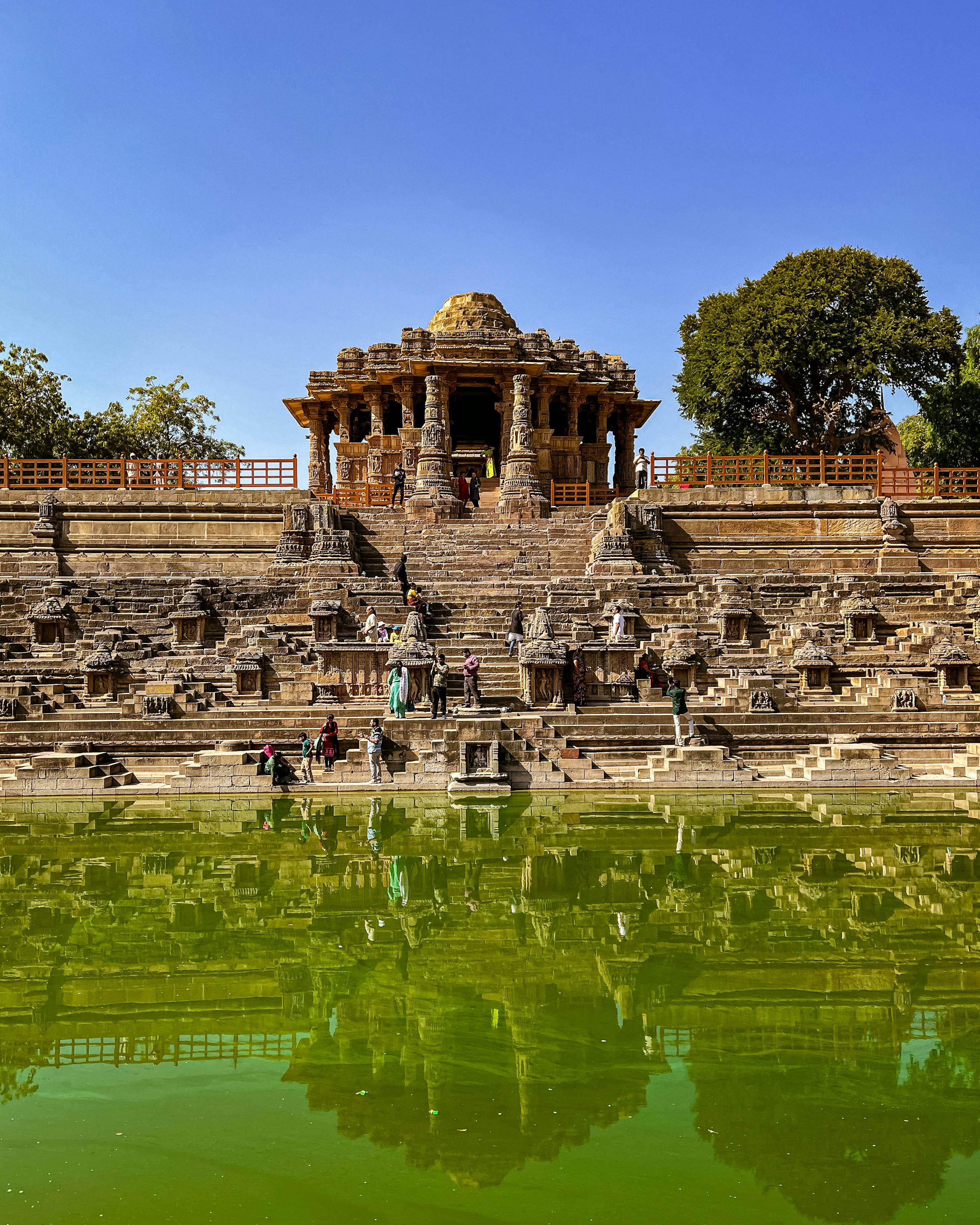 Golden Temple Reflecting in Water · Free Stock Photo