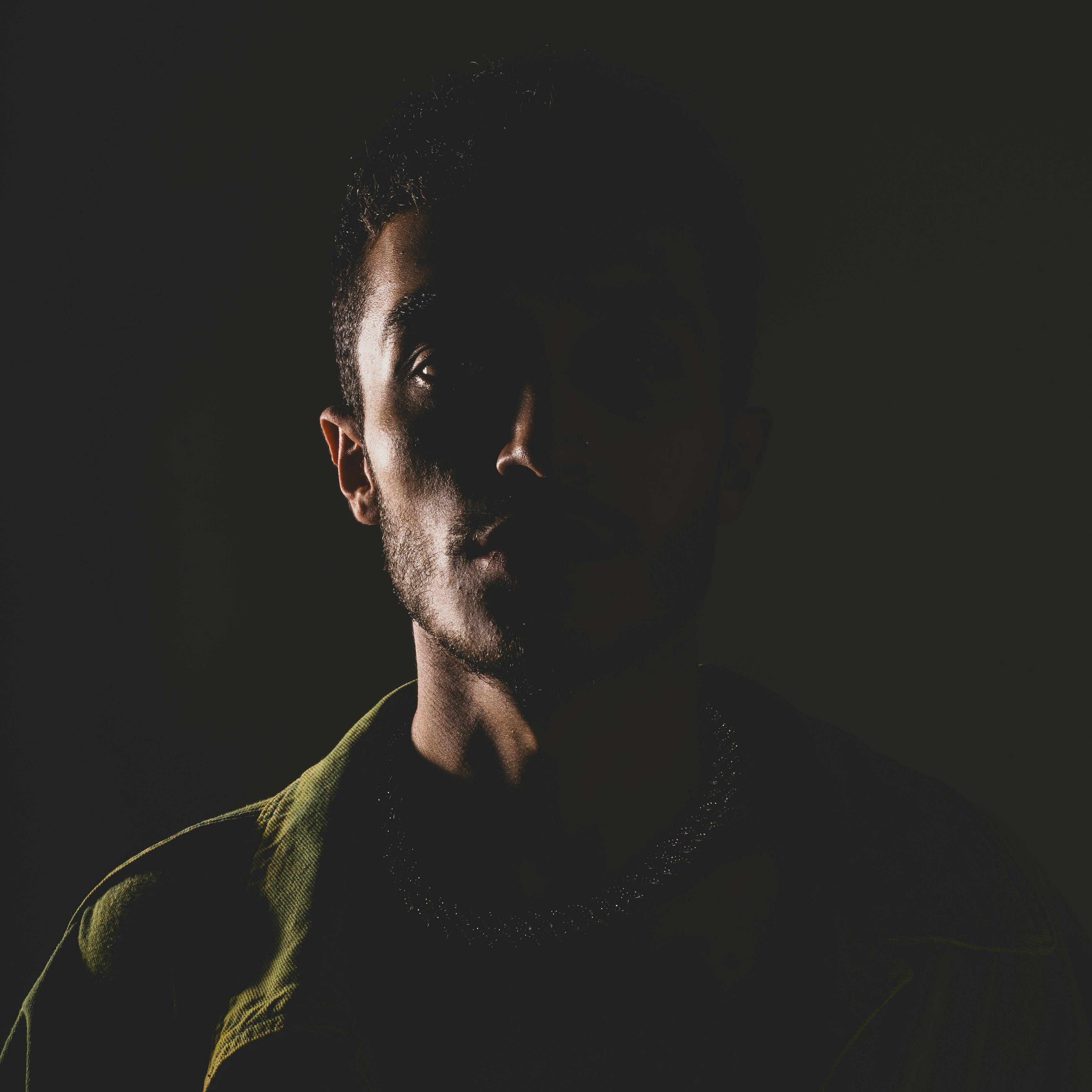 Dark Portrait of a Man · Free Stock Photo