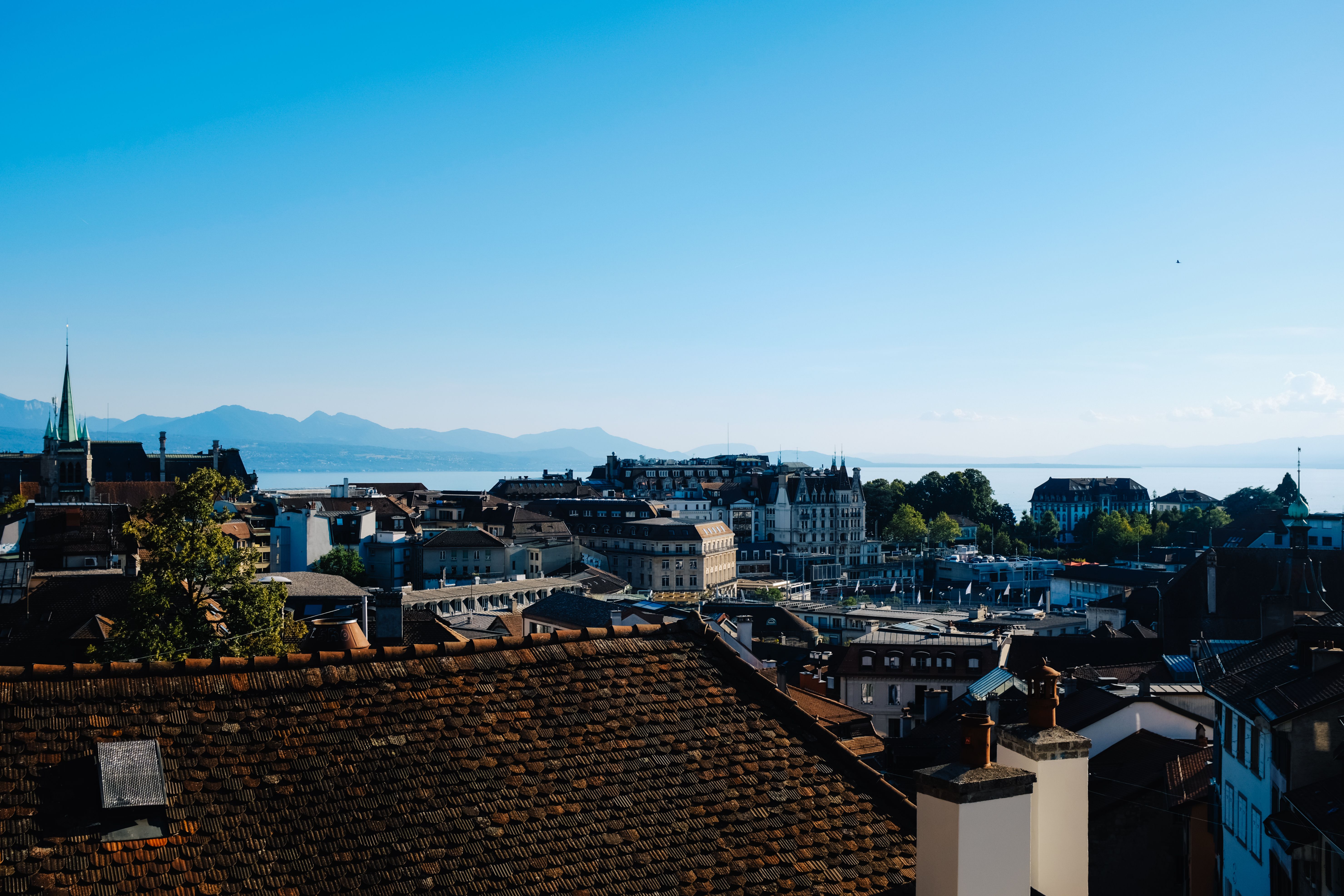 Overview of the Roofs of a Town · Free Stock Photo