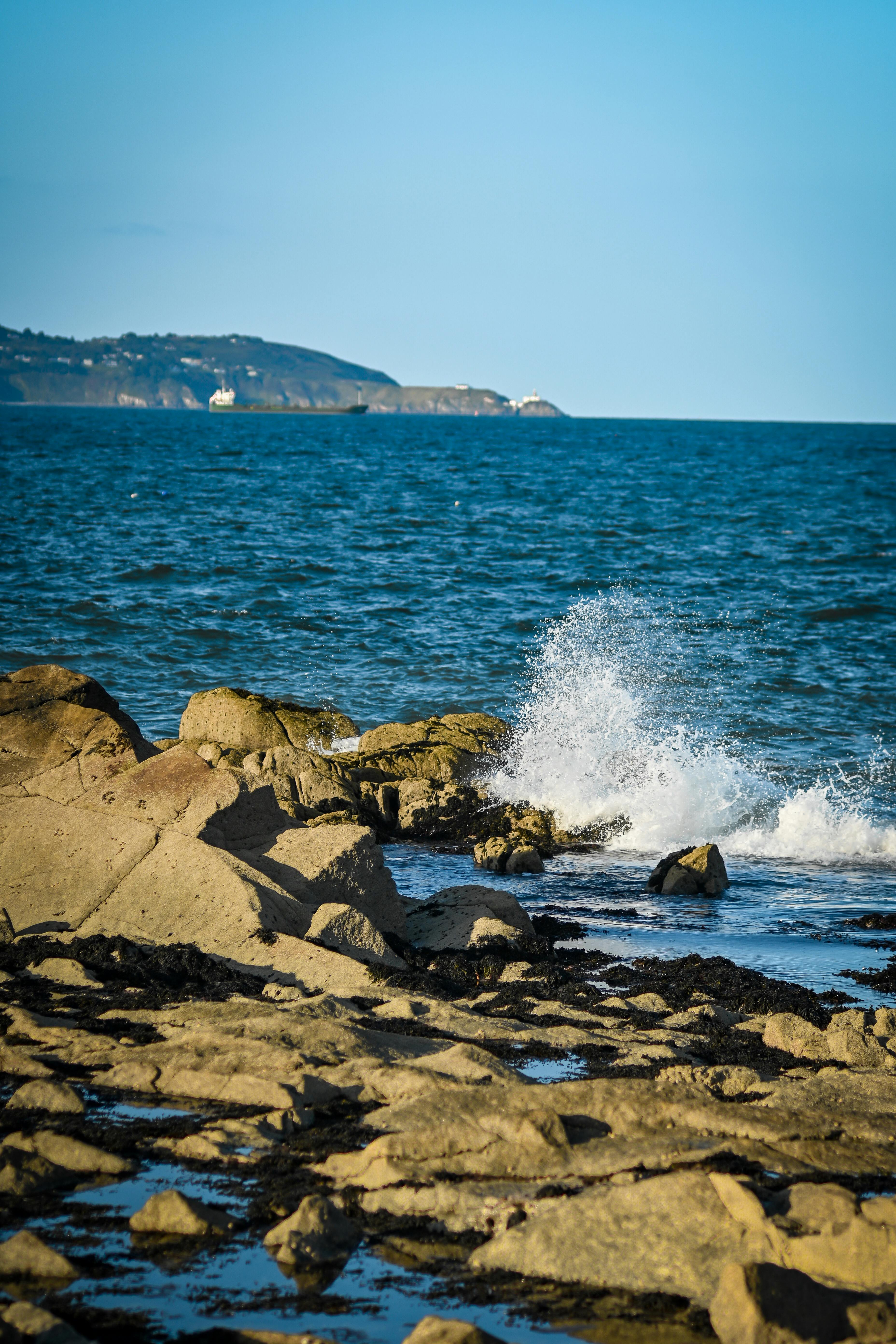 Wave Crushing on Rocks on Sea Shore · Free Stock Photo