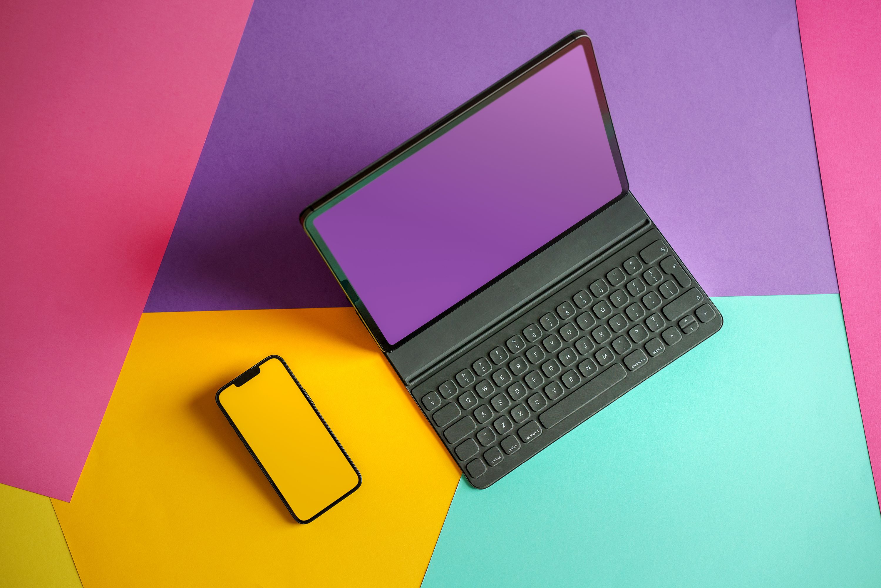 A Laptop and a Smartphone · Free Stock Photo