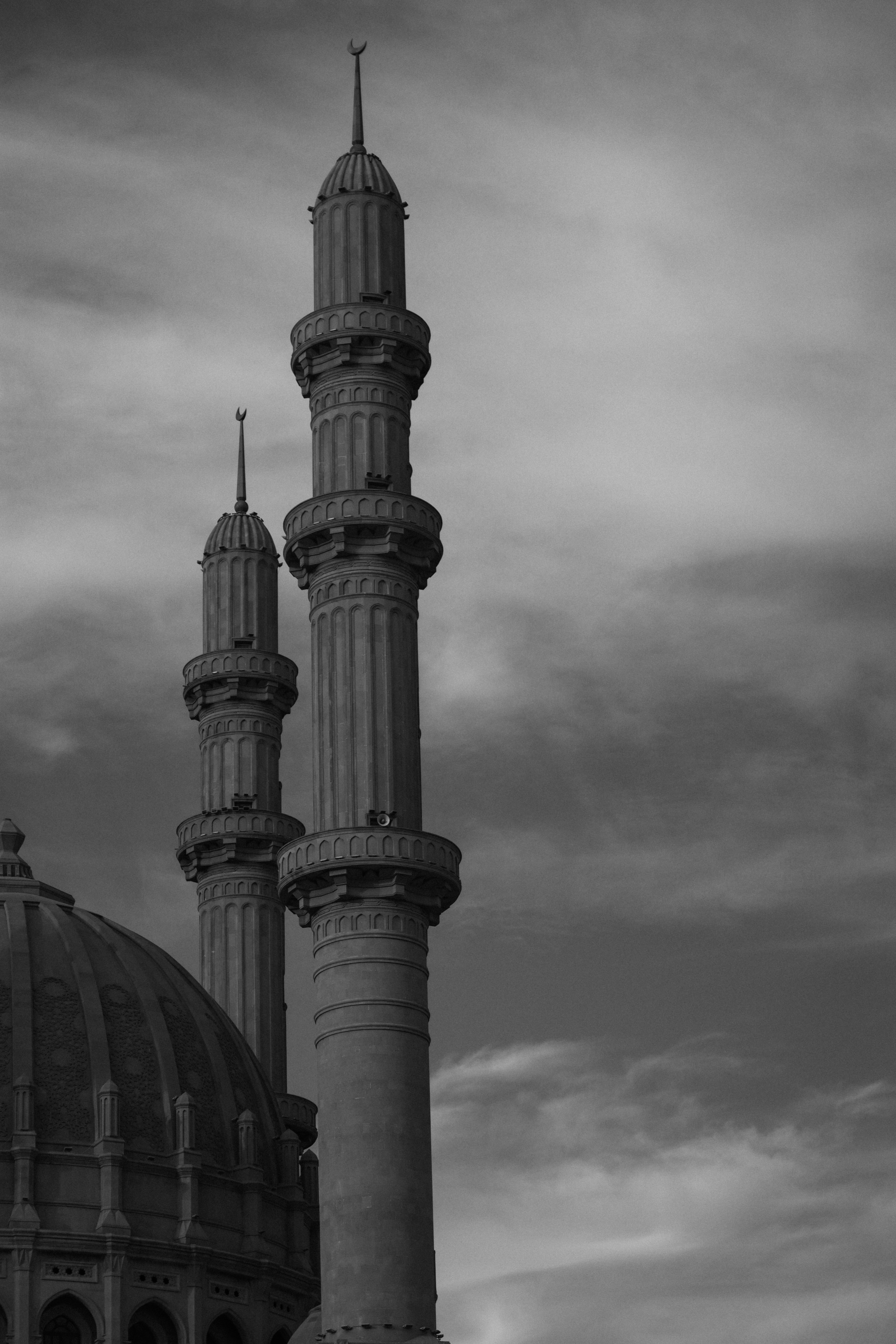 Foto Masjid Hitam Putih · Foto Stok Gratis
