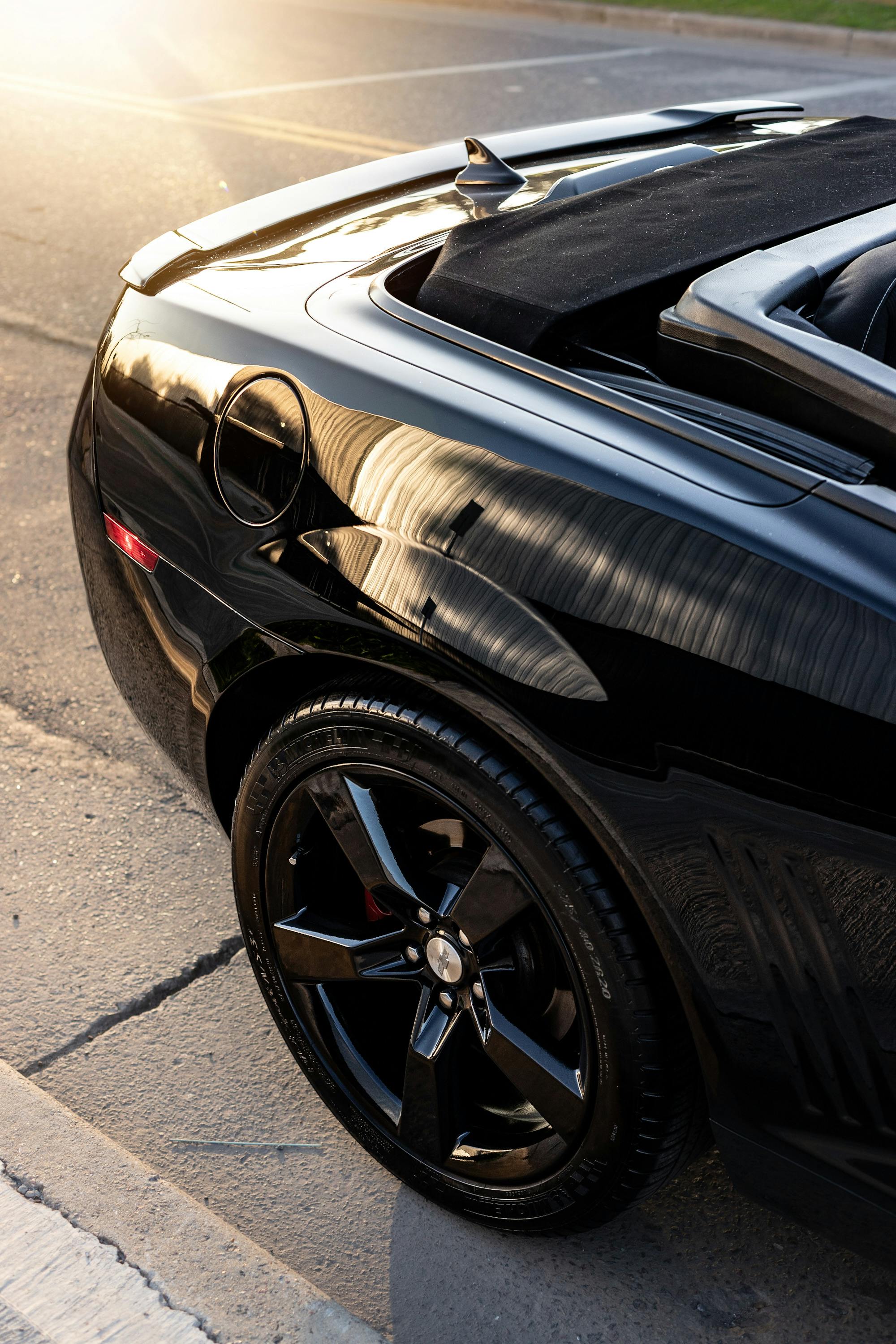 Wheel of a Convertible Car · Free Stock Photo