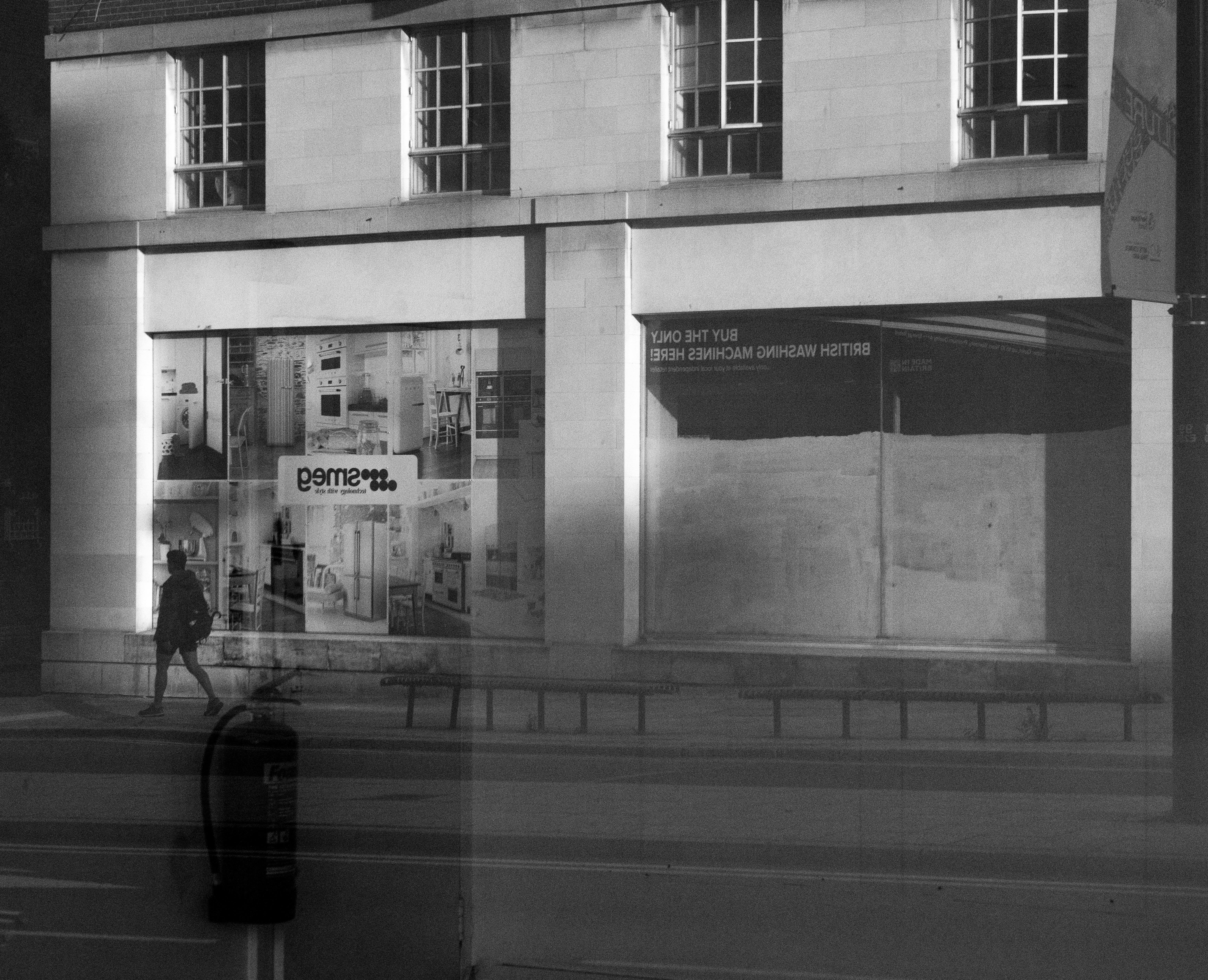 Street in City Seen Through Window · Free Stock Photo