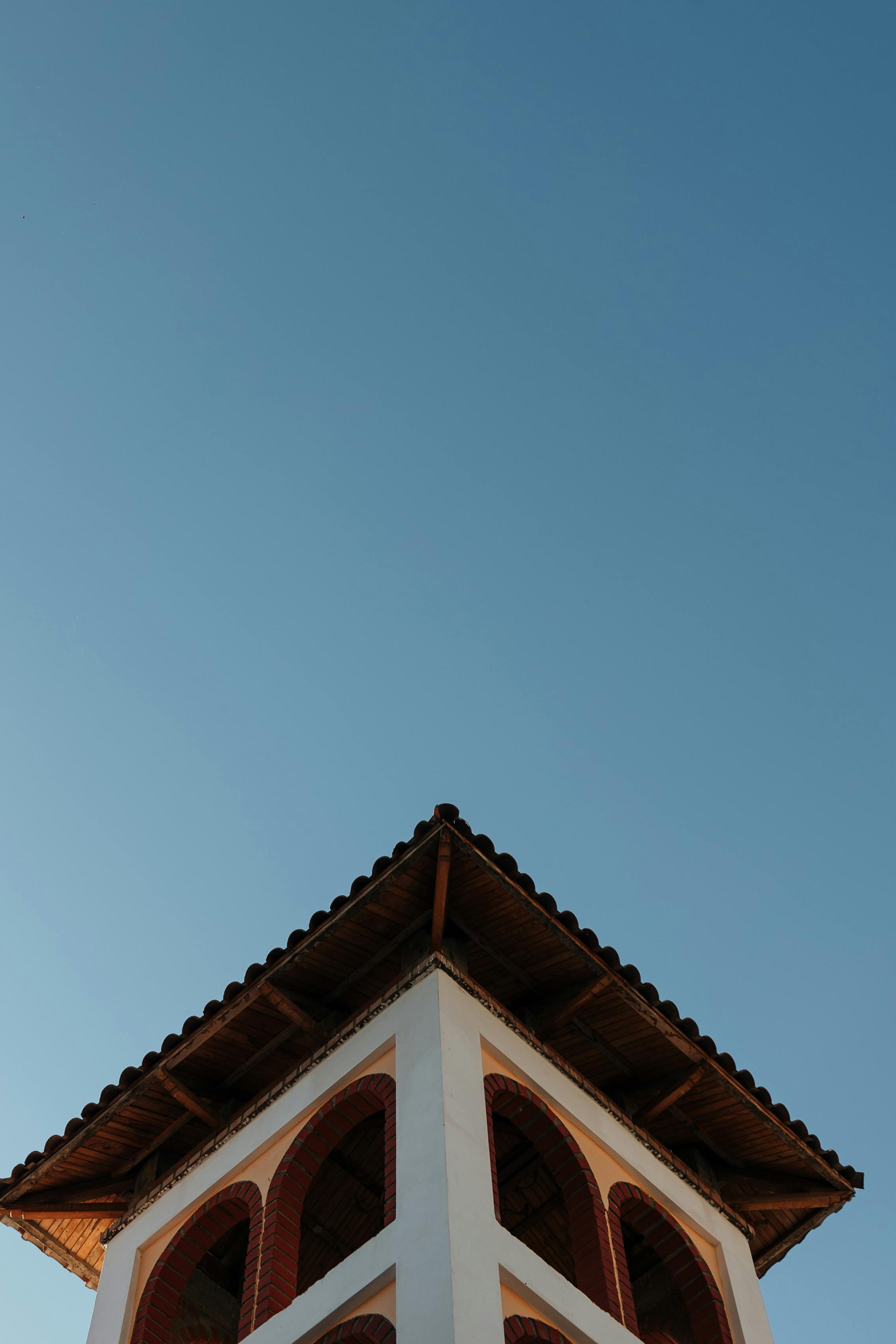 Roof of a Traditional Tower · Free Stock Photo