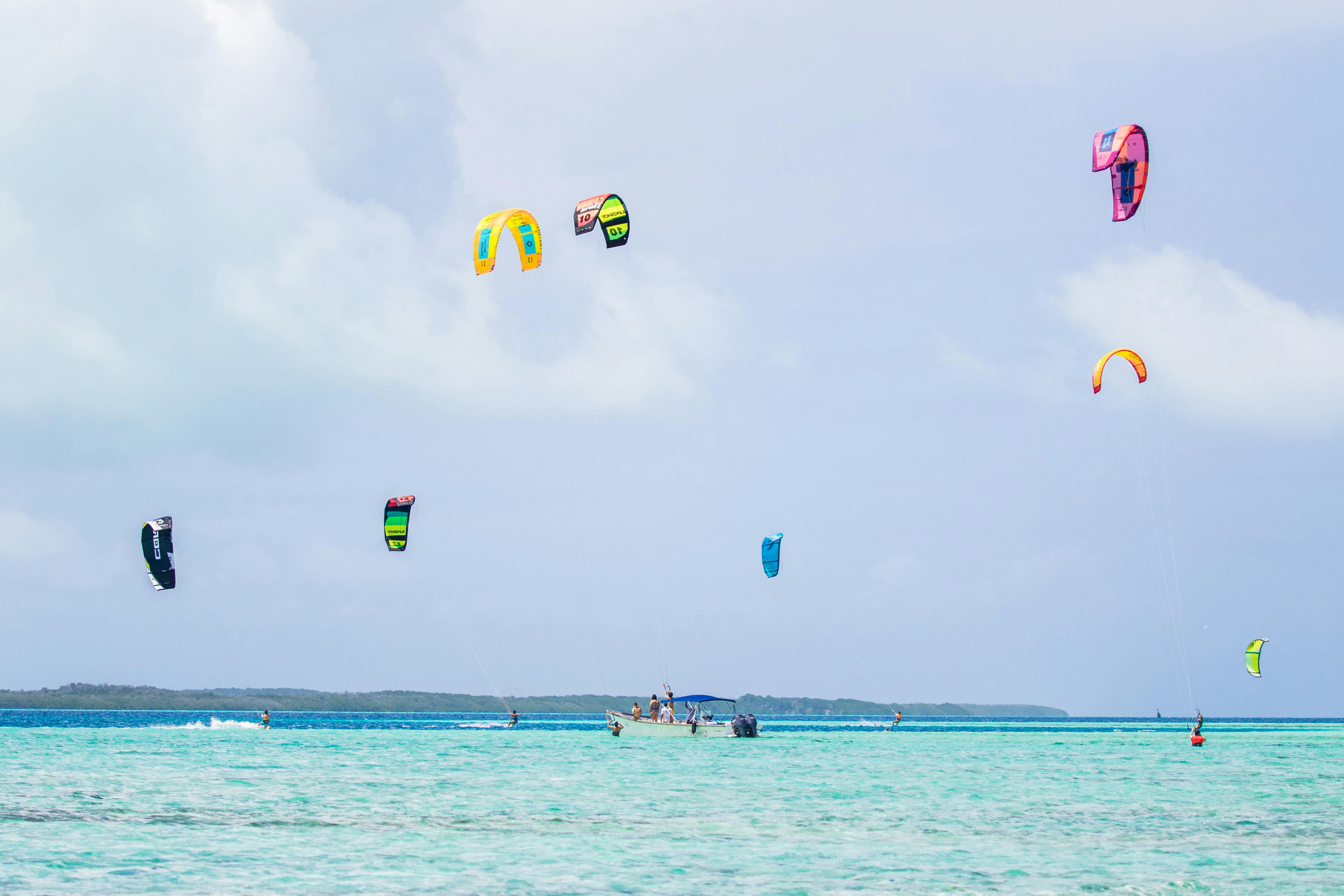 A Person Parasailing in the Ocean · Free Stock Photo