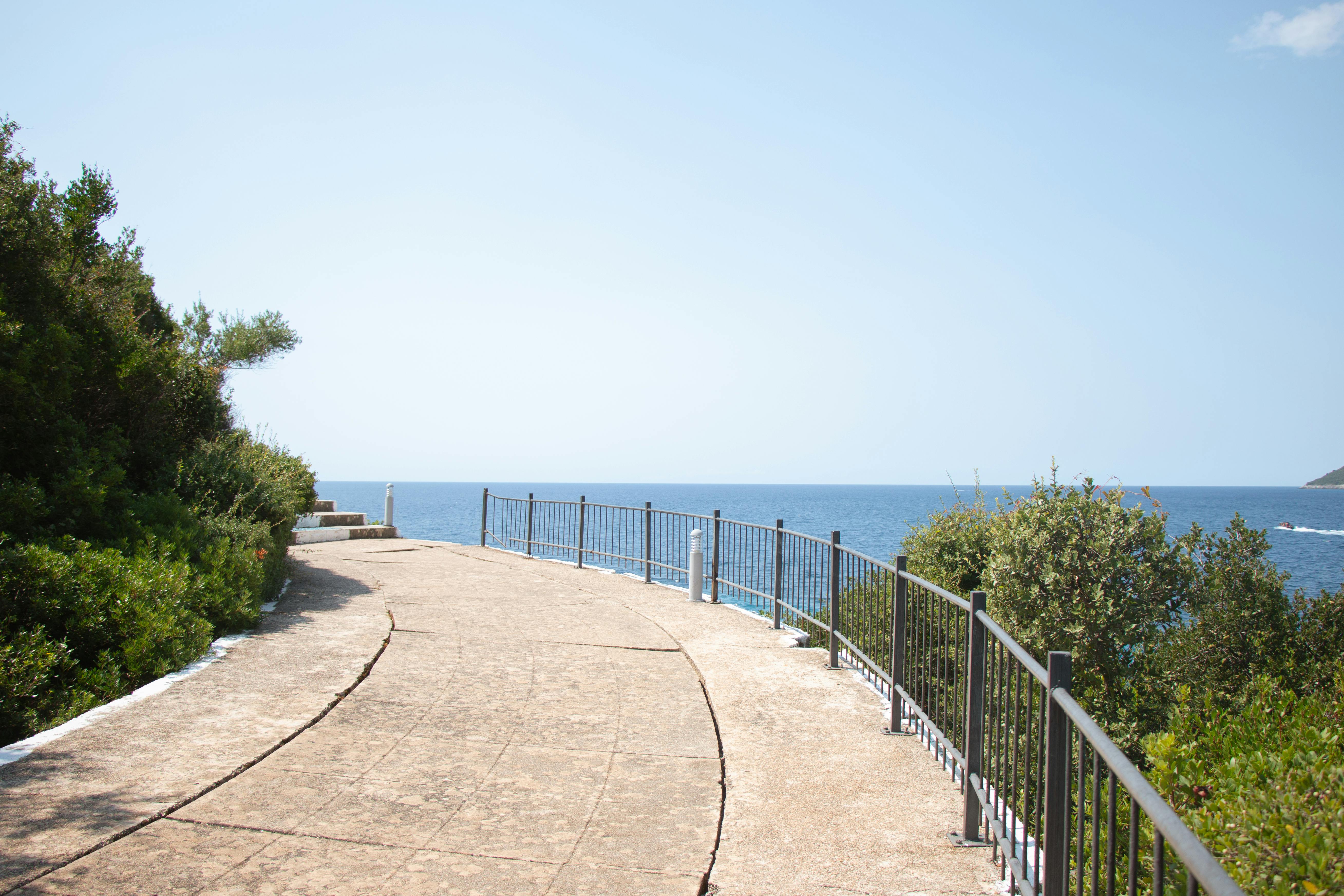 Promenade on a Cliff Above the Sea · Free Stock Photo