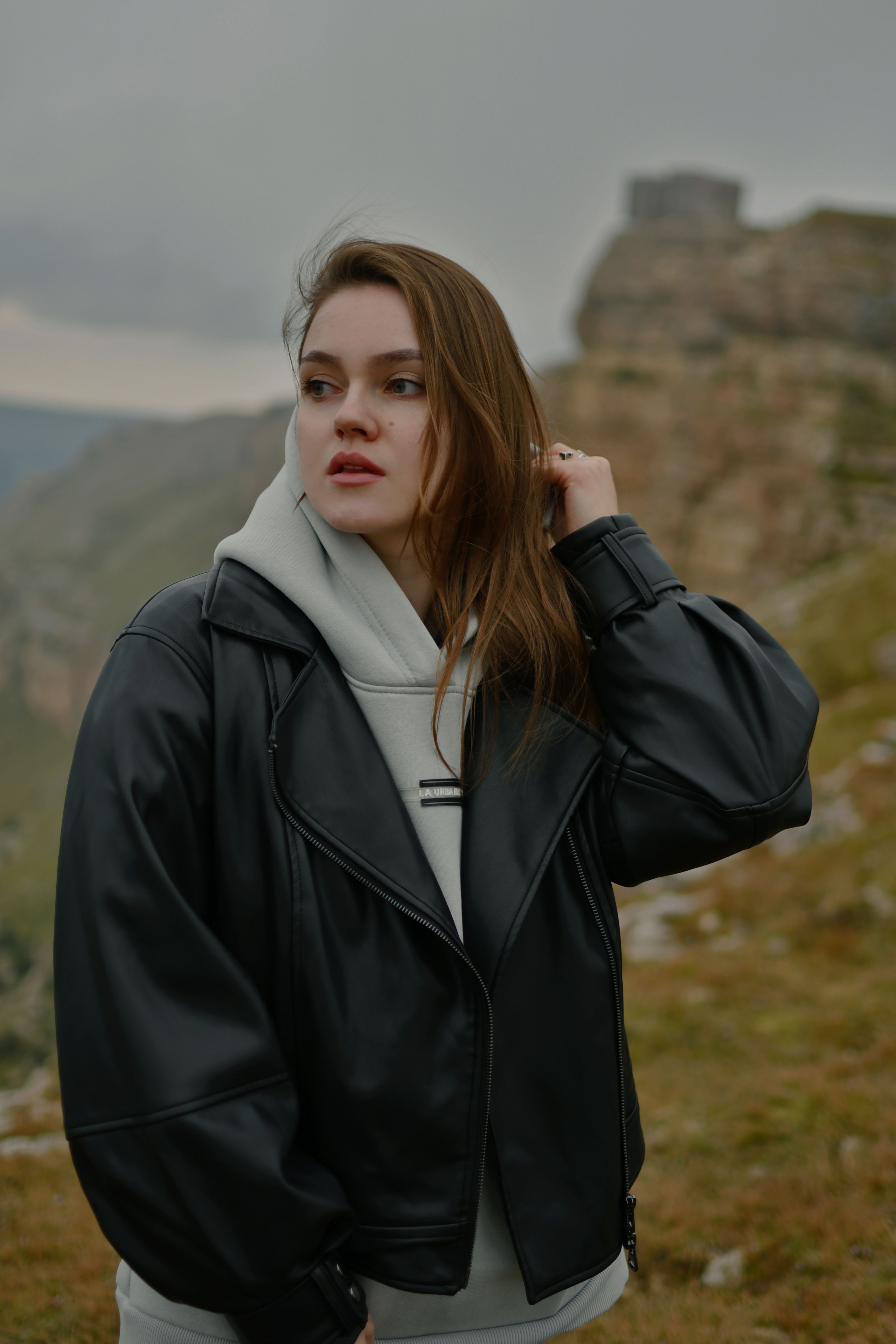 Portrait of Woman in Jacket · Free Stock Photo