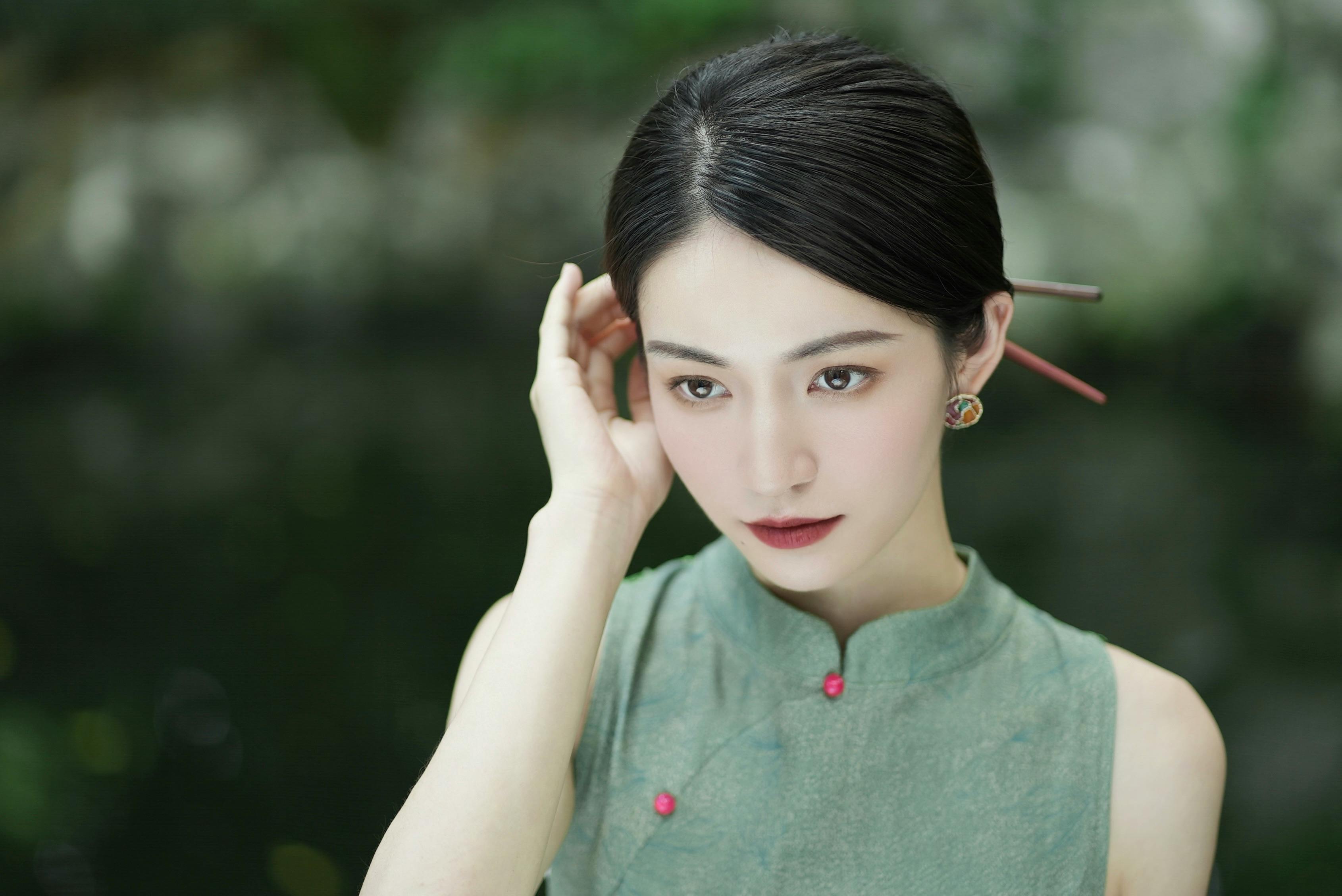 Young Woman Posing in a Bodysuit · Free Stock Photo