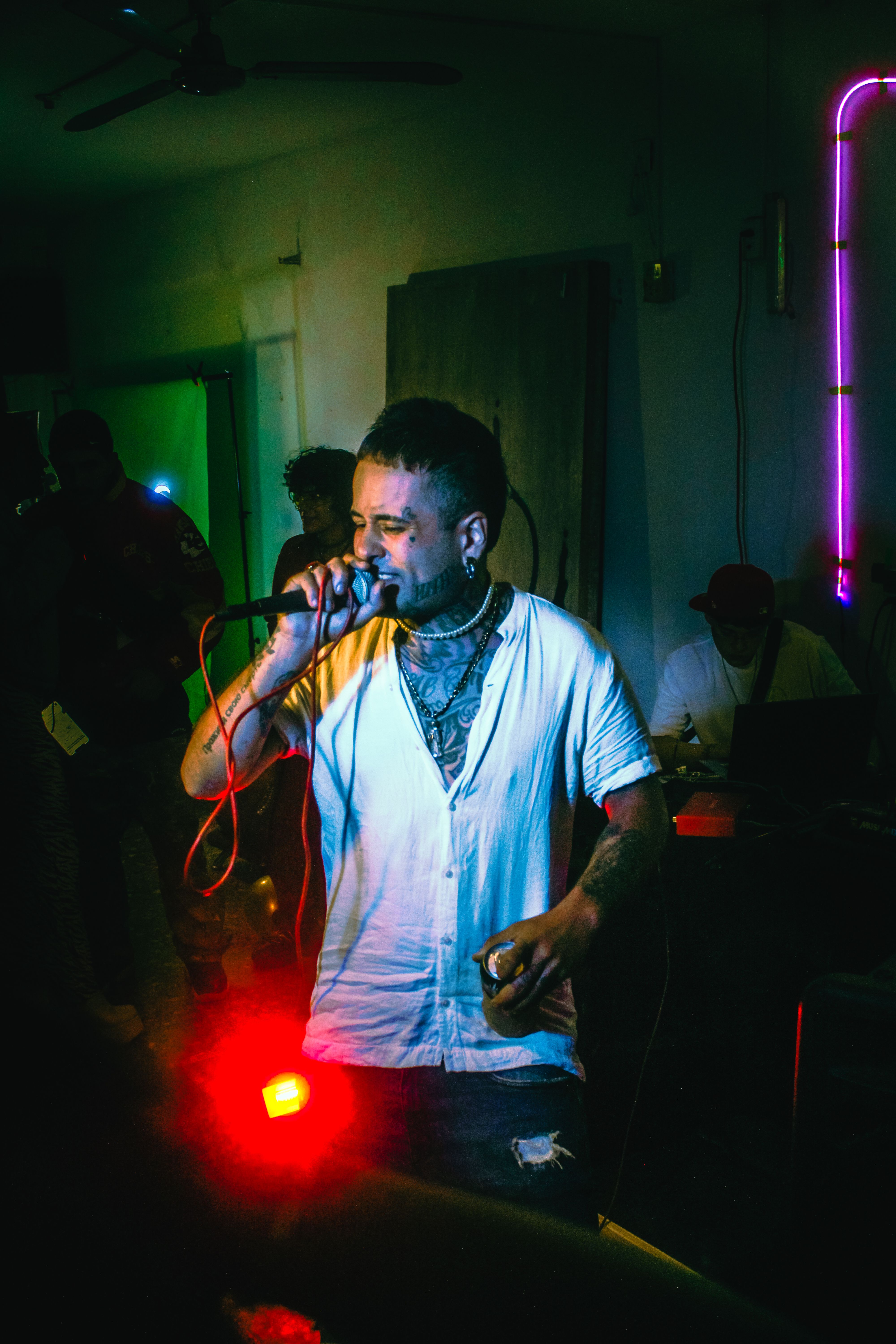Man Singing on Stage in a Club · Free Stock Photo