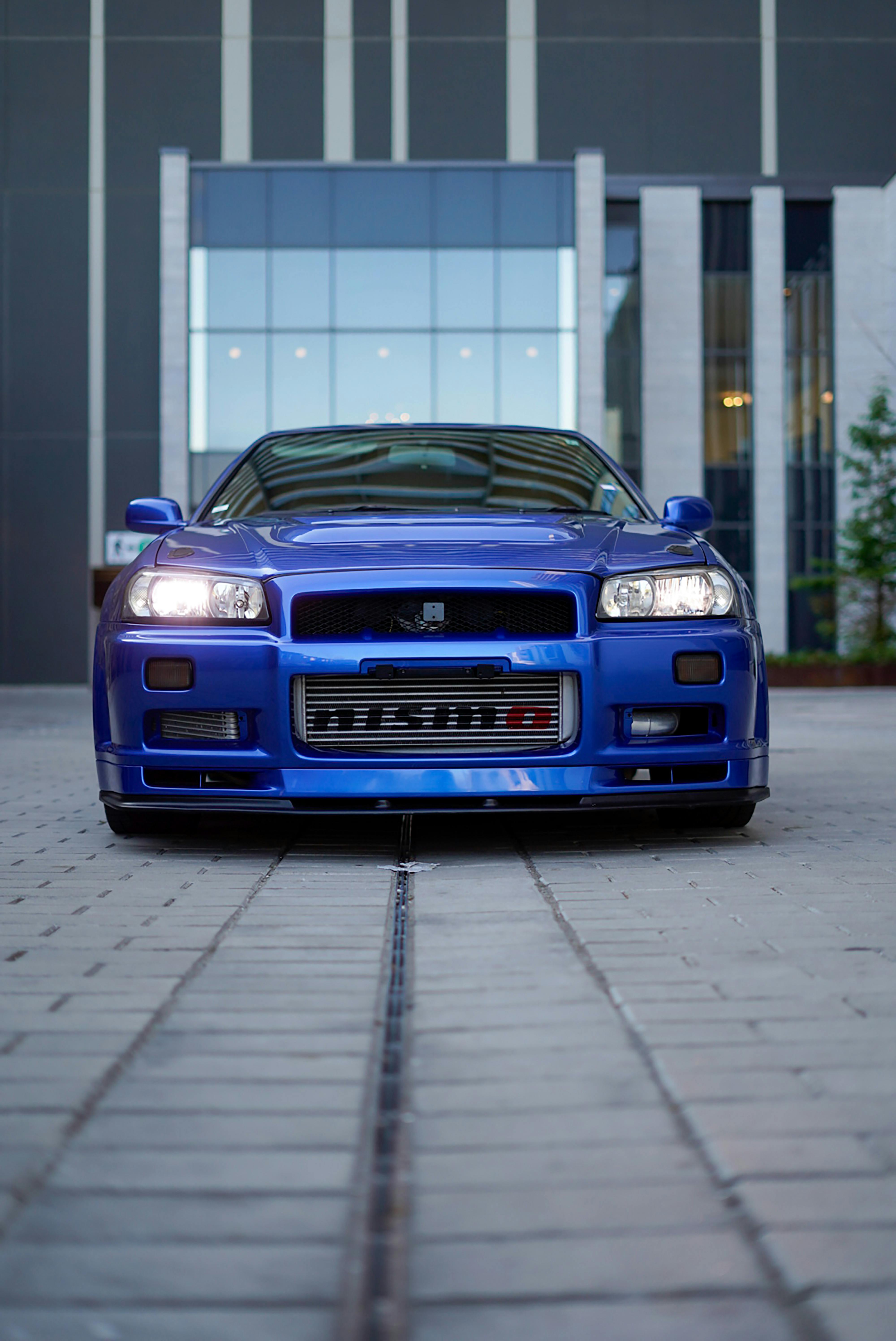 Modified Nissan Skyline GT-R Parked in Front of the Building · Free ...