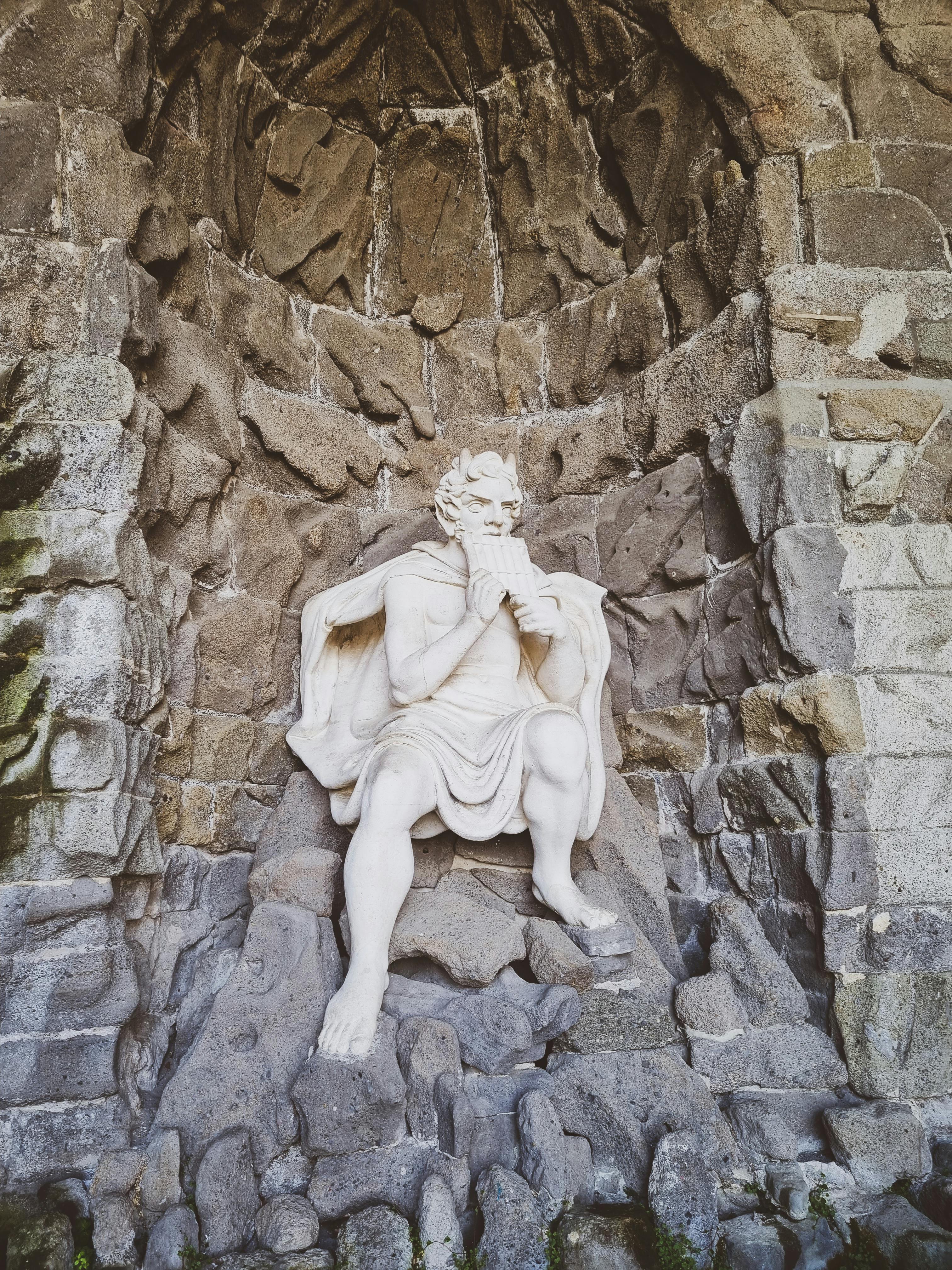 Ancient Greek God Pan Figure in Bergpark Wilhelmshohe in Kassel · Free ...