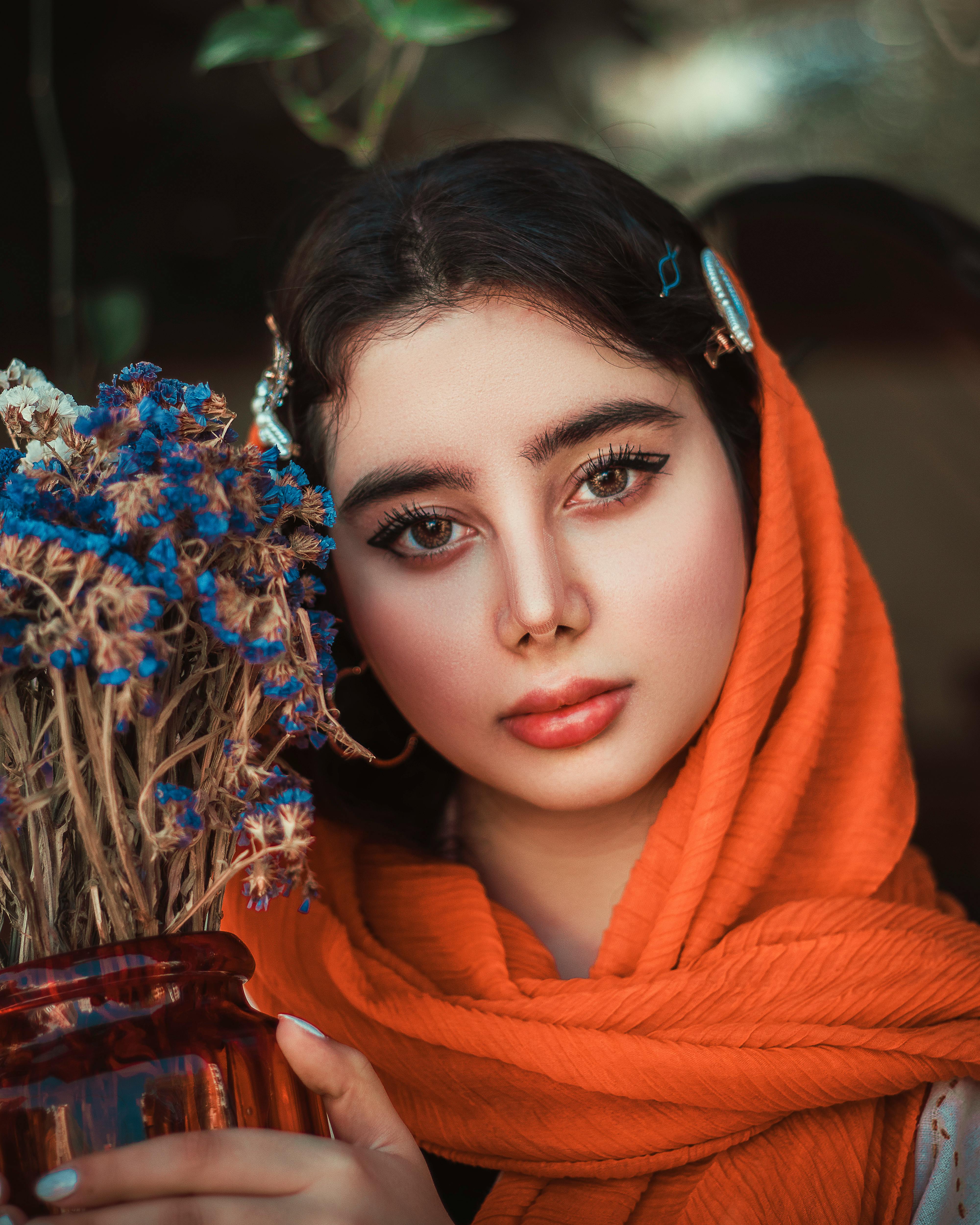 Portrait of Woman in Hijab · Free Stock Photo