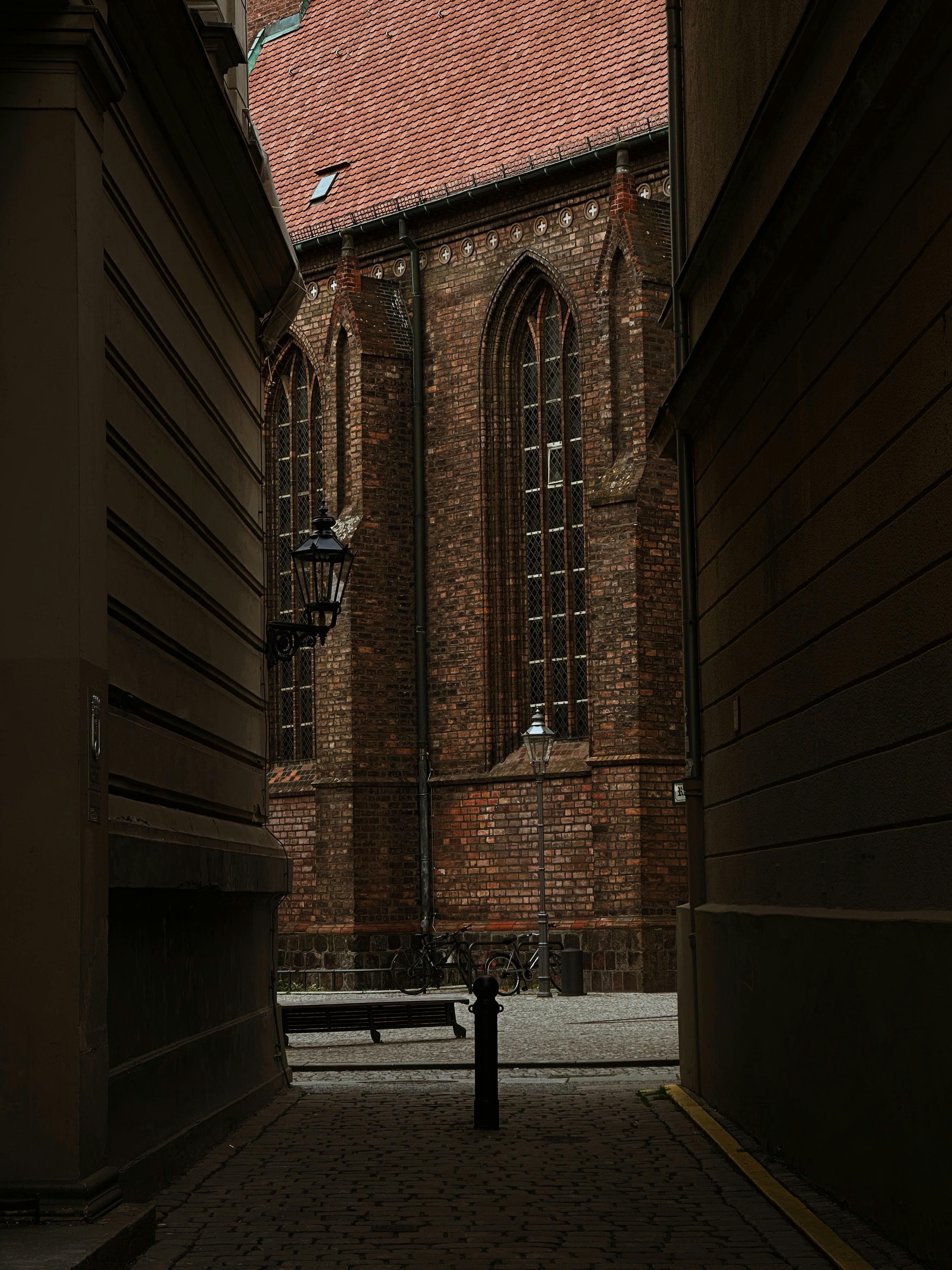 Red Brick Gothic Church · Free Stock Photo