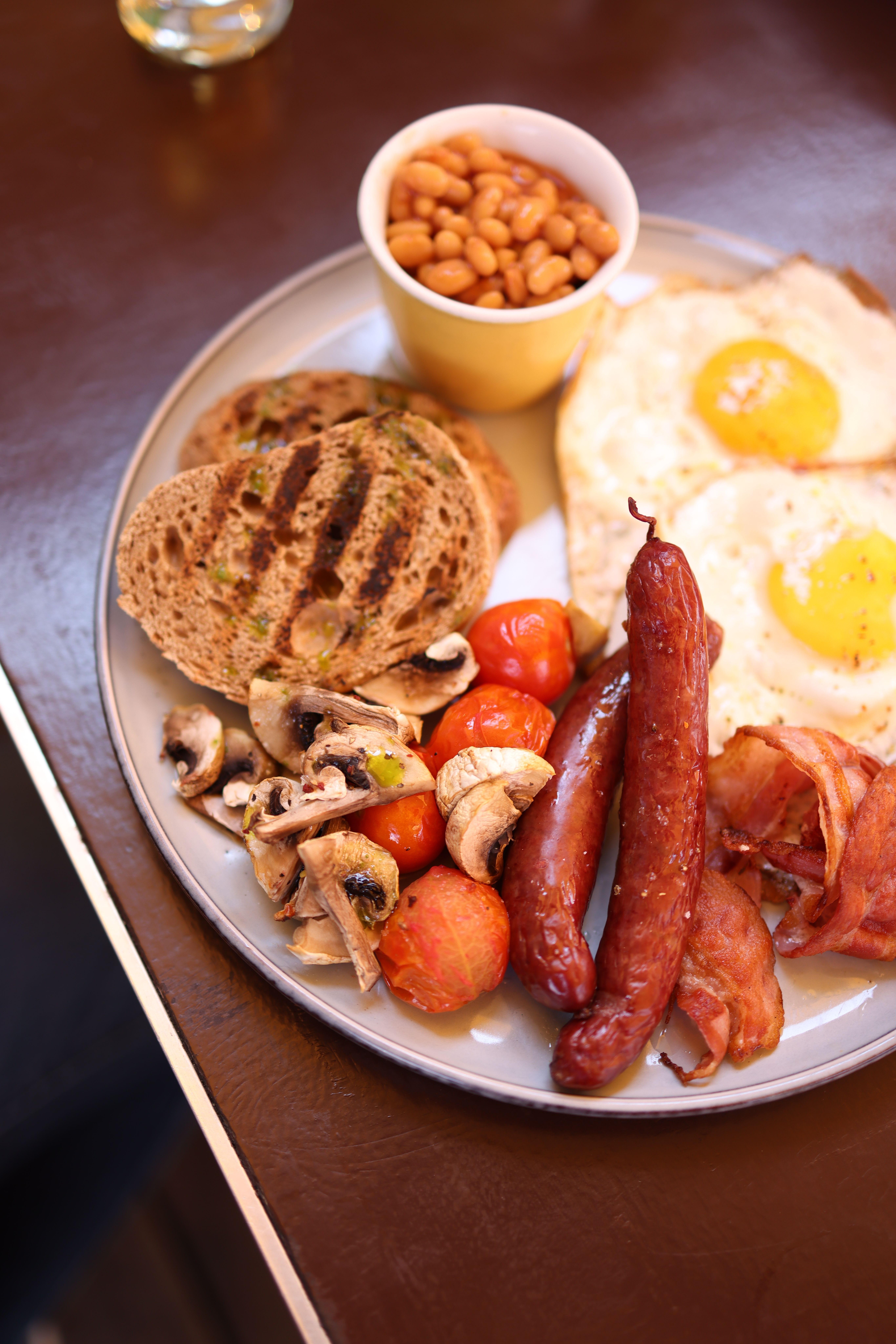 Full English Breakfast Served on Plate · Free Stock Photo
