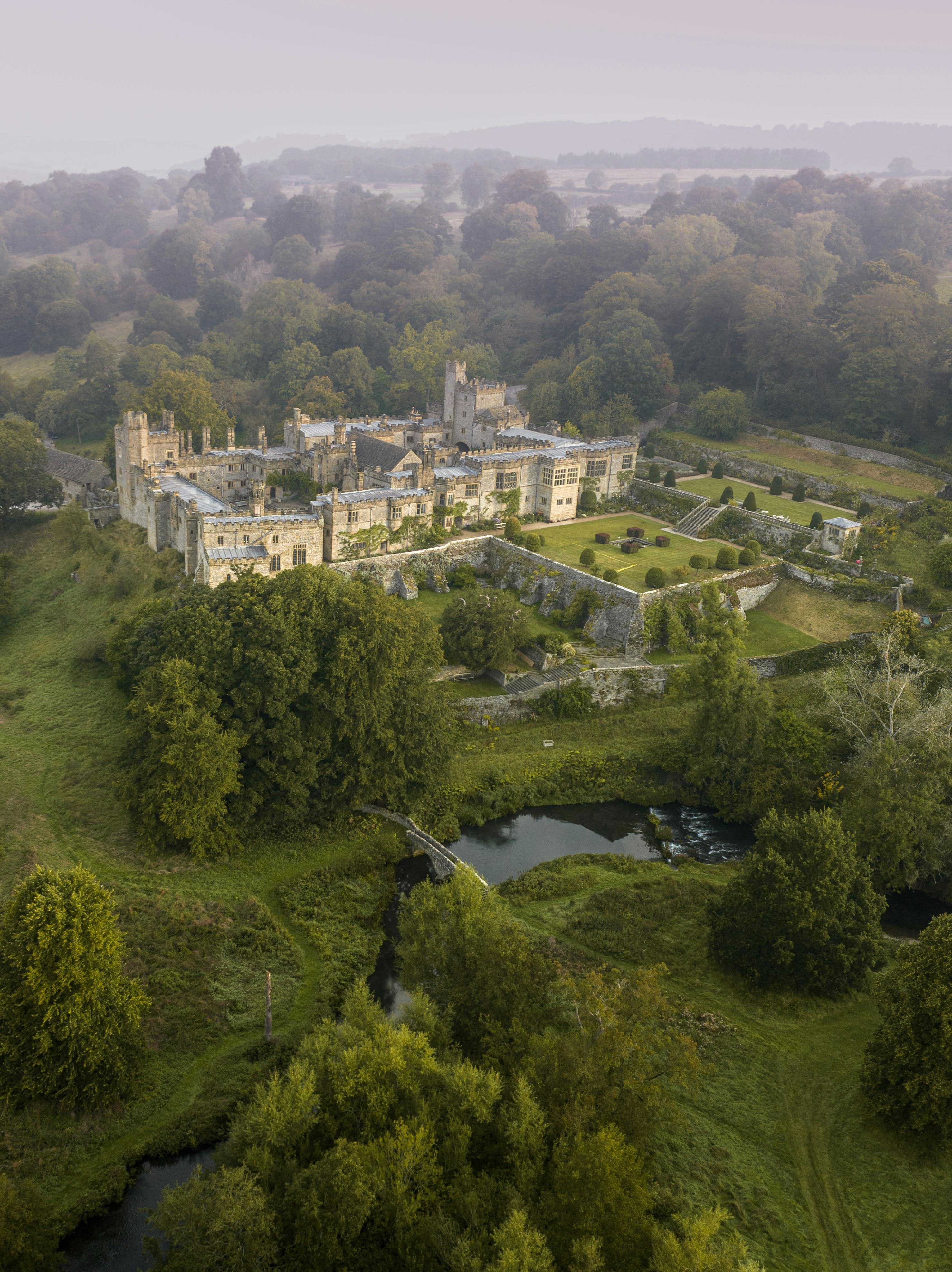 Aerial View of Haddon Hall · Free Stock Photo