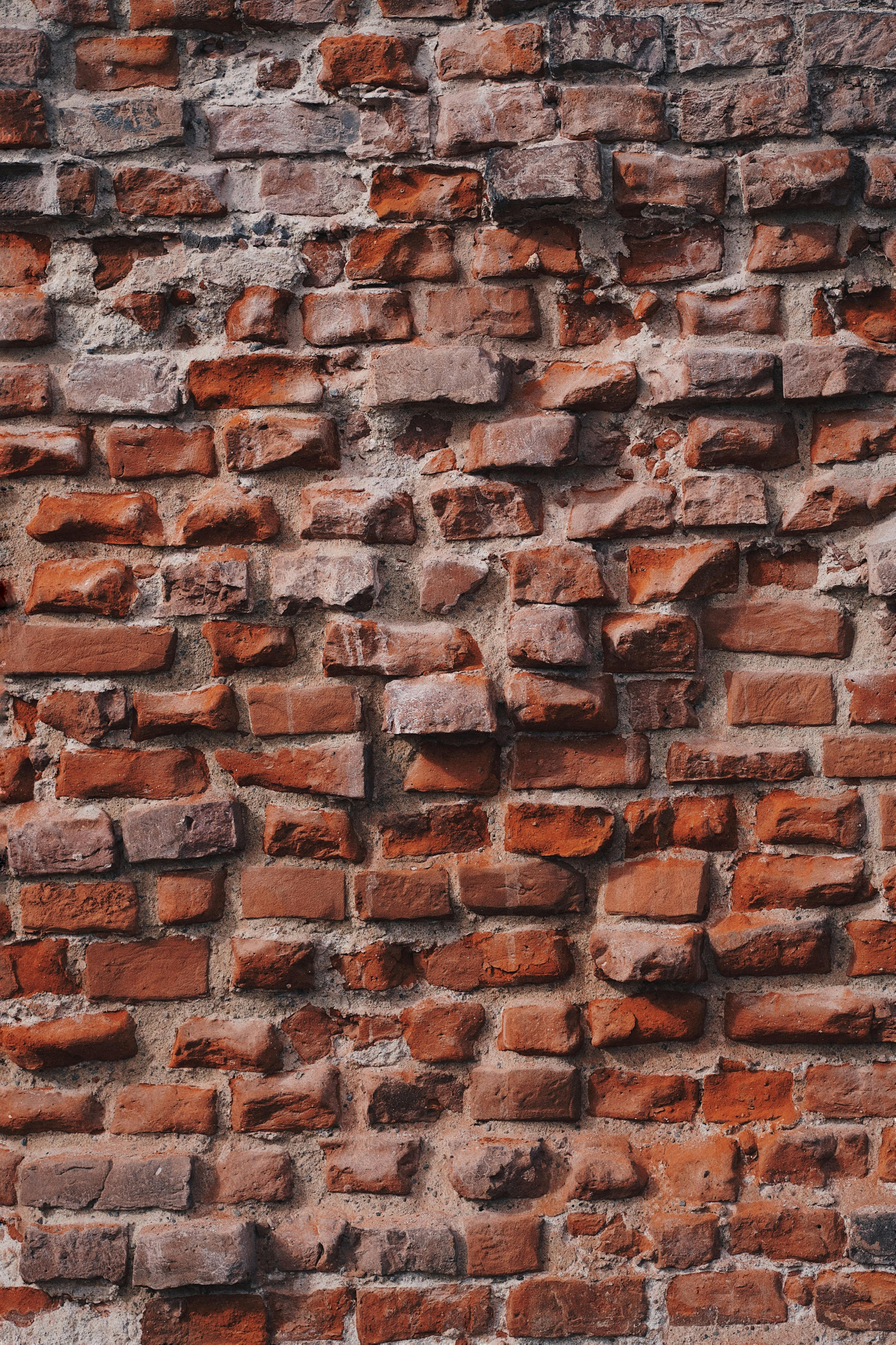 Old Wall Made with Red Bricks · Free Stock Photo