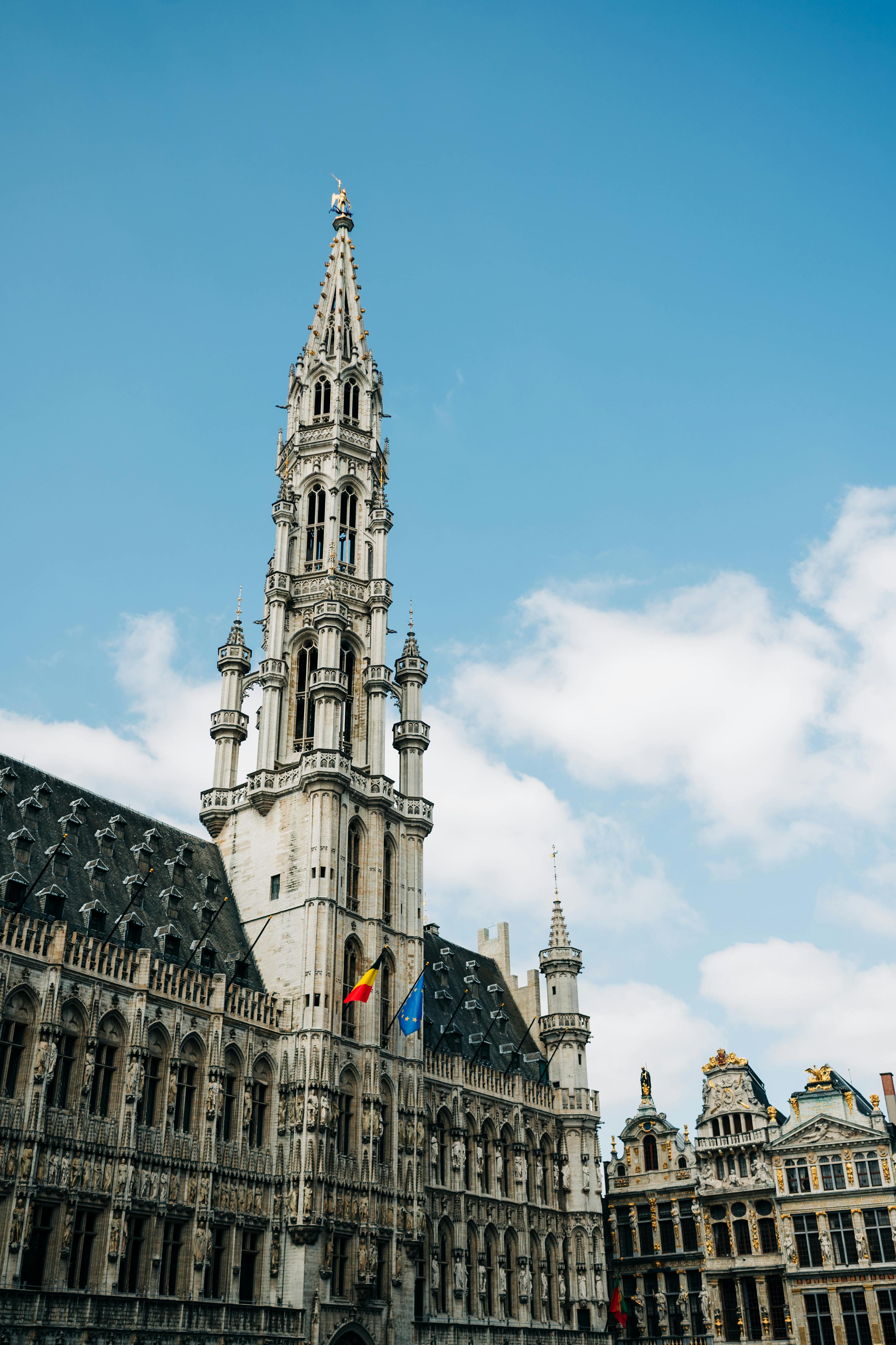 Facade of the Brussels Town Hall · Free Stock Photo