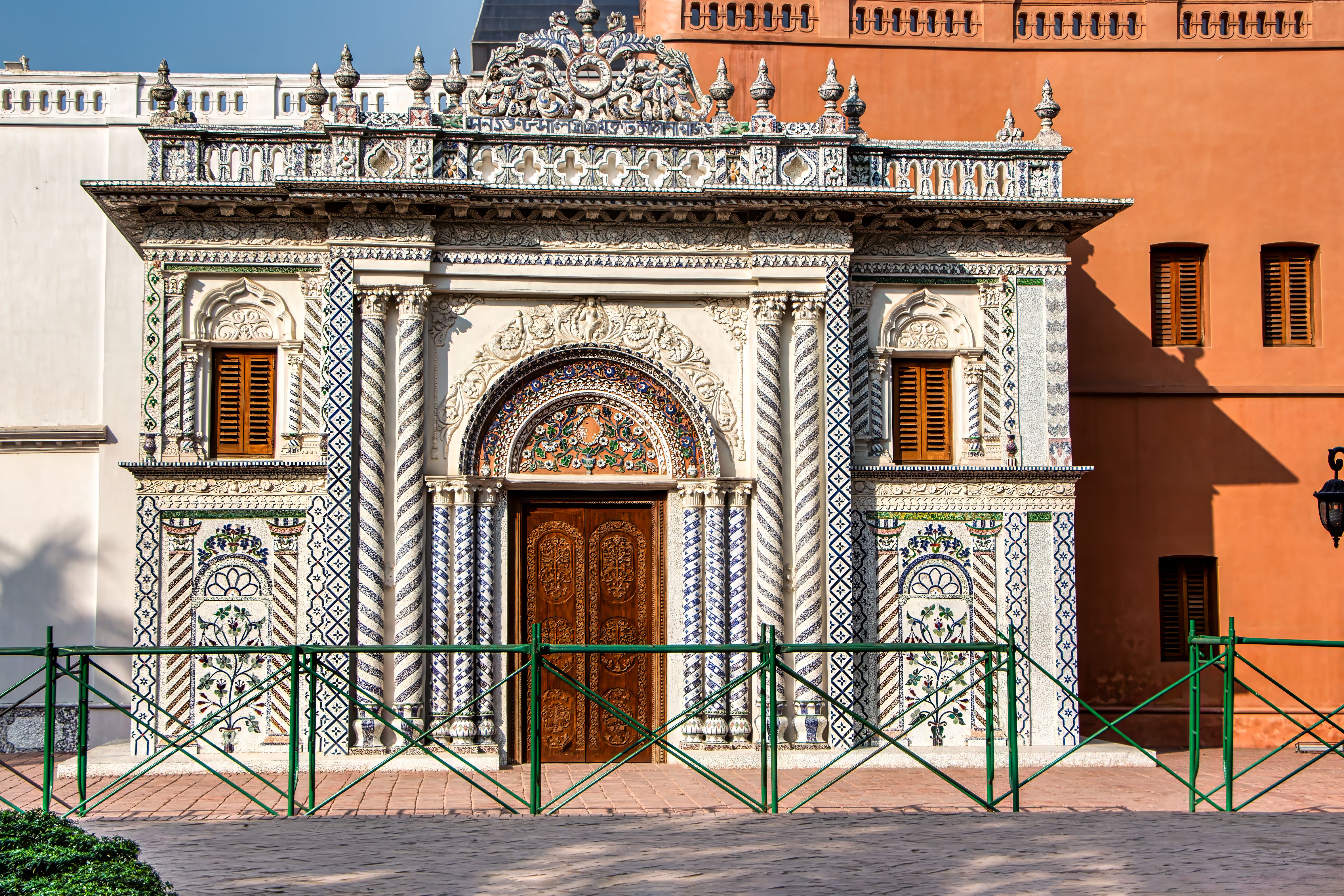 Facade of the Boro Sardar Bari Art Museum Building in Sonargaon City ...
