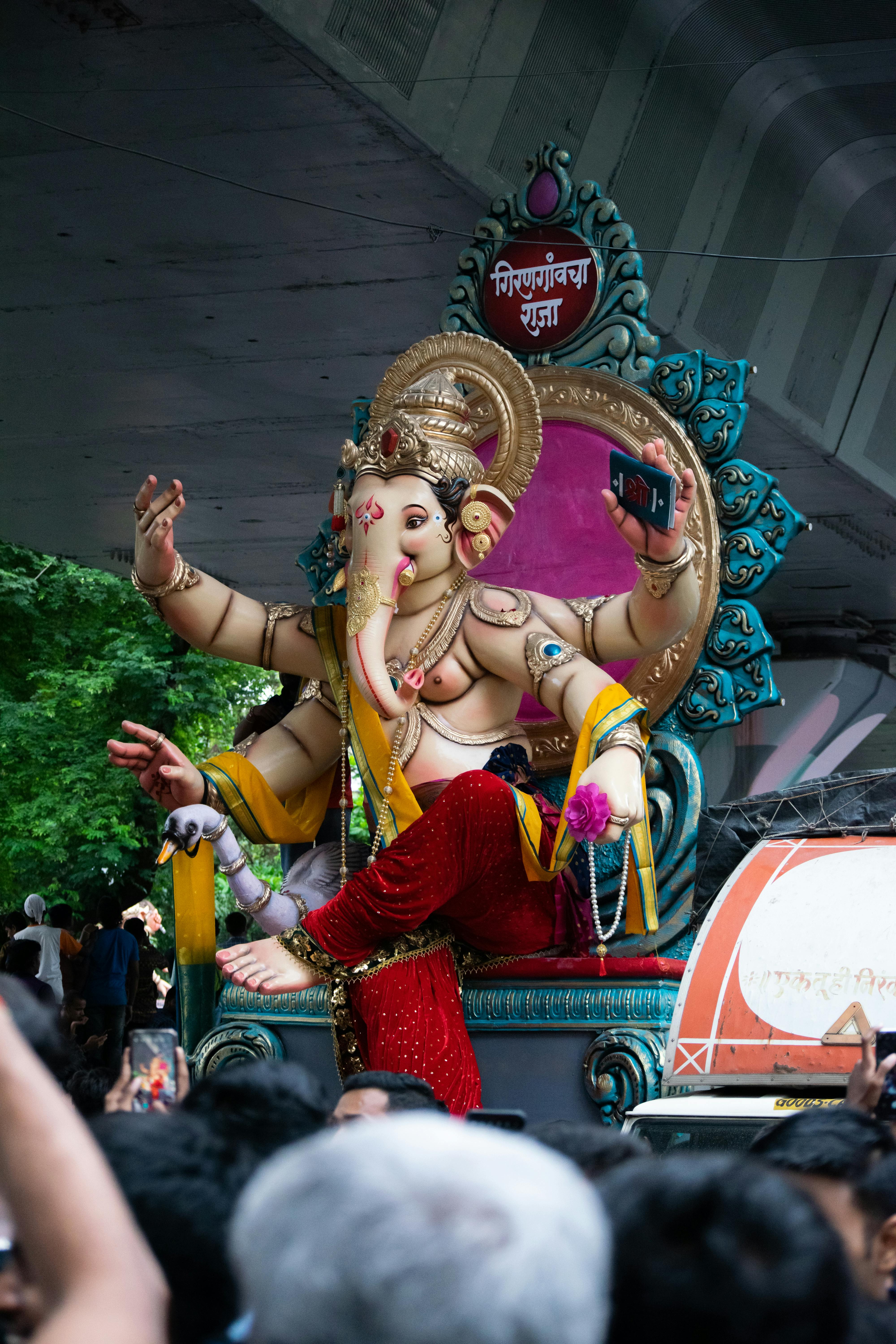 Girangaon Cha Raja 2023 · Free Stock Photo