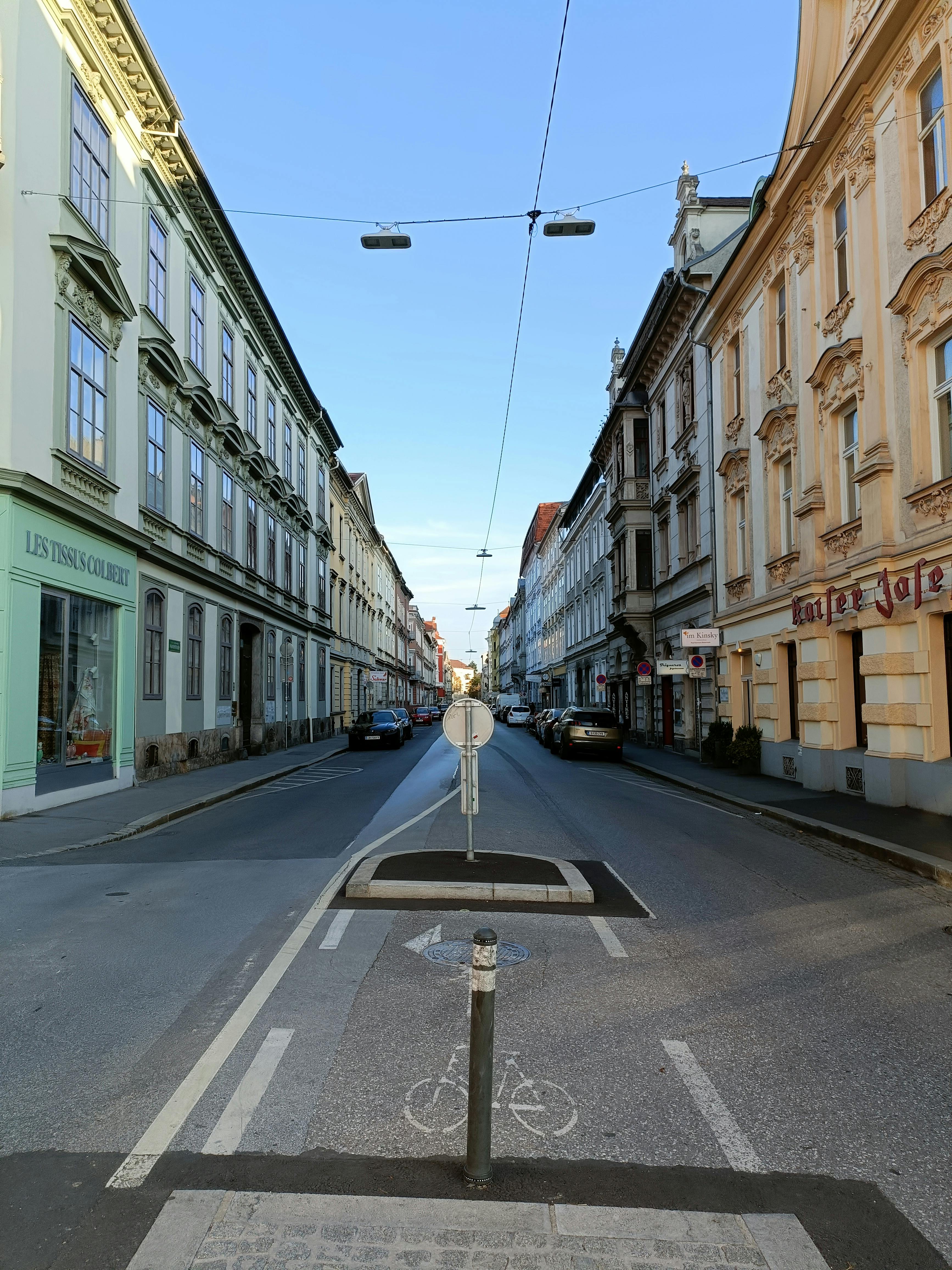 Panorama of an Empty Street in a European City · Free Stock Photo