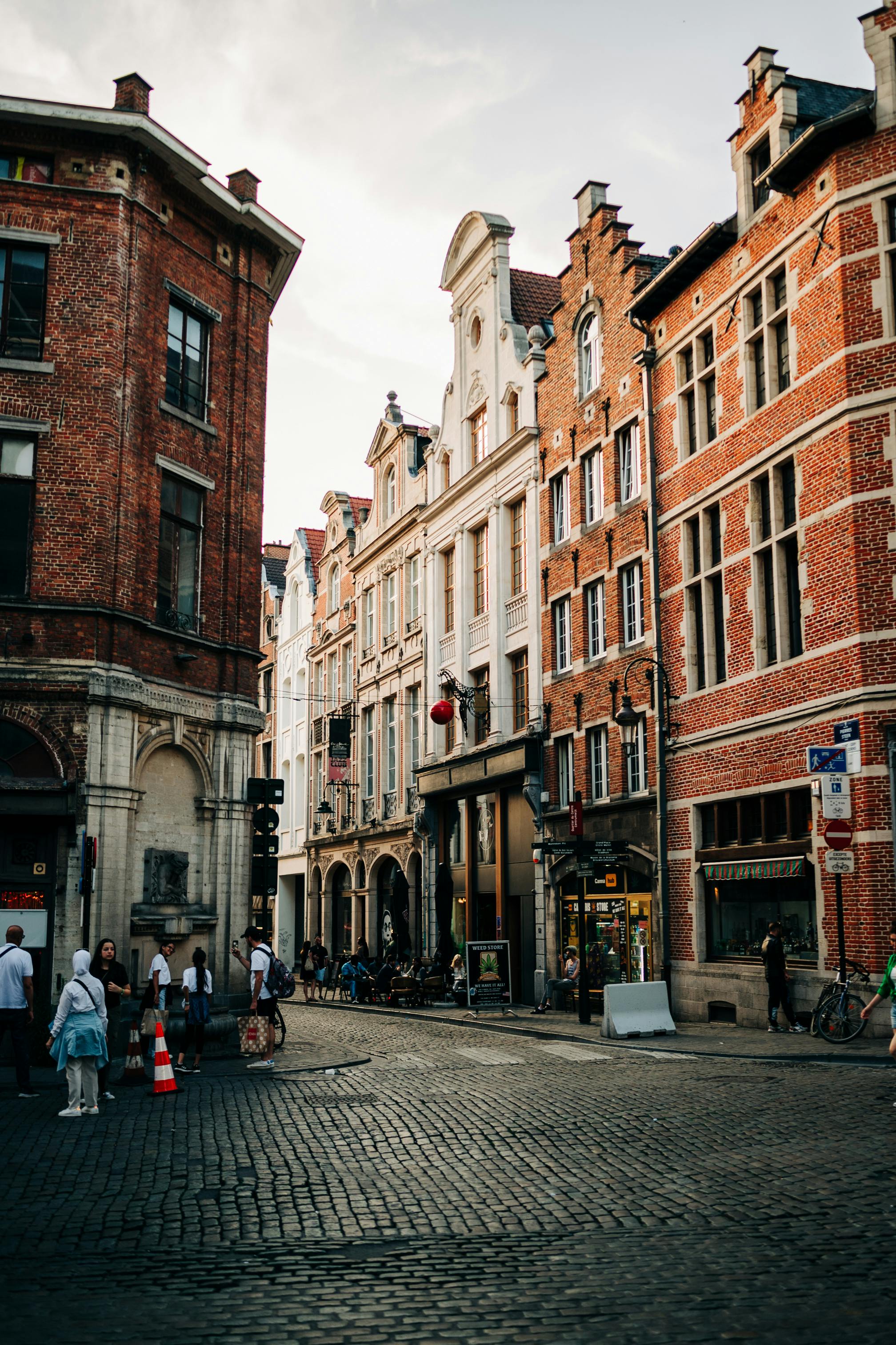 Traditional Tenements by the Square in Brussels · Free Stock Photo