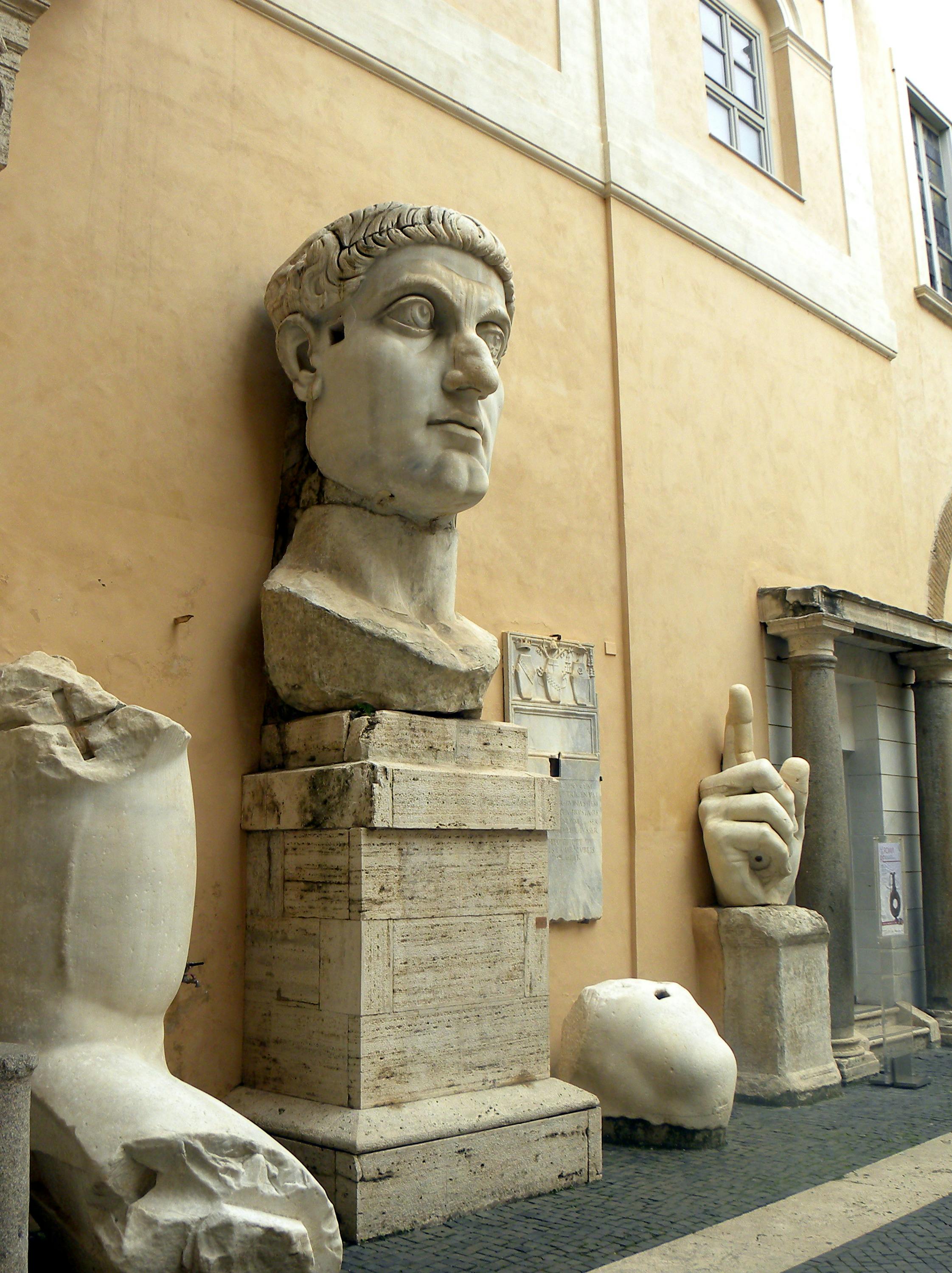 Free stock photo of Constantin, emperor, monumental sculpture