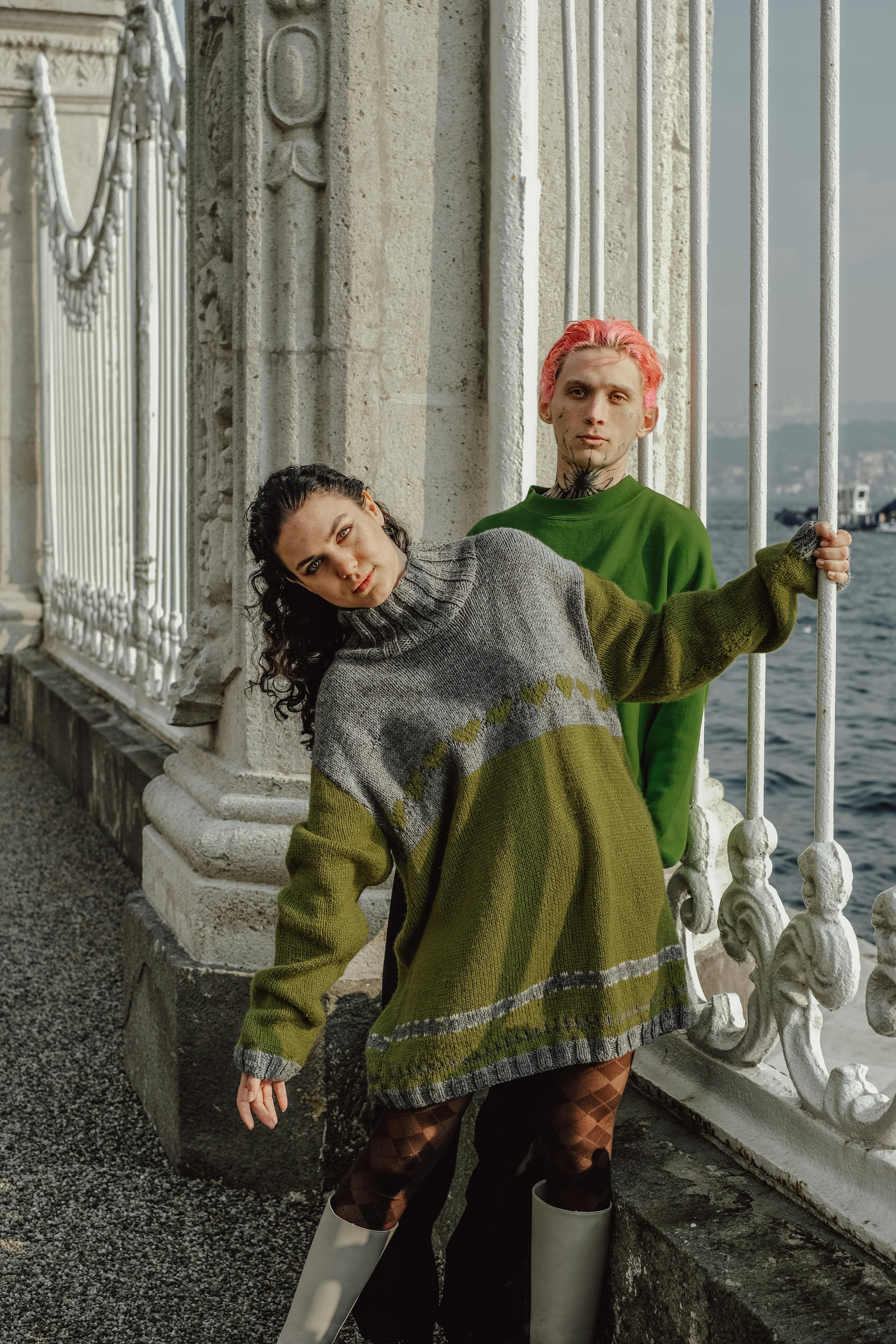 Models Posing in Sweaters · Free Stock Photo