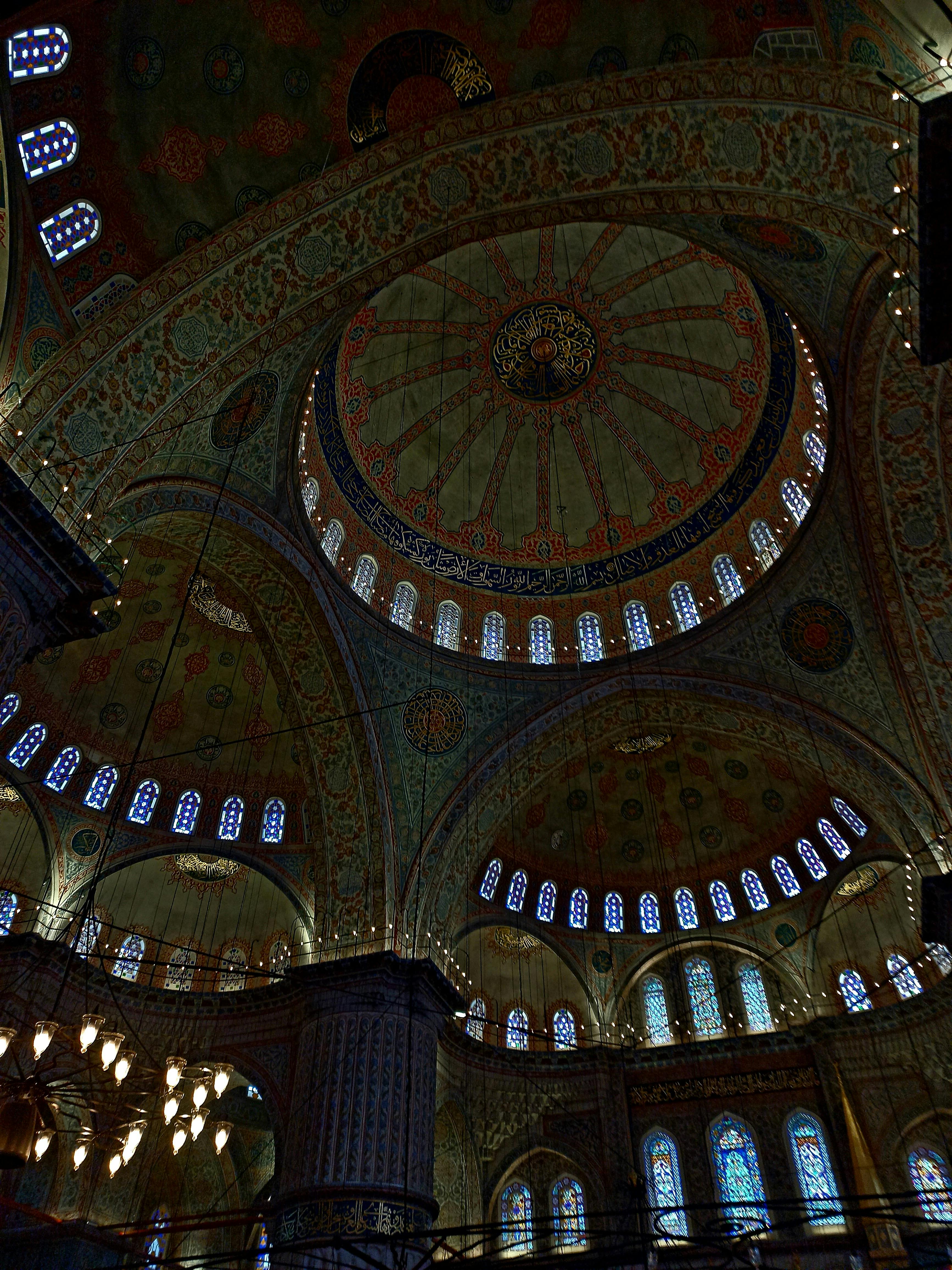 Decorative Patterns in Blue Mosque in Istanbul · Free Stock Photo