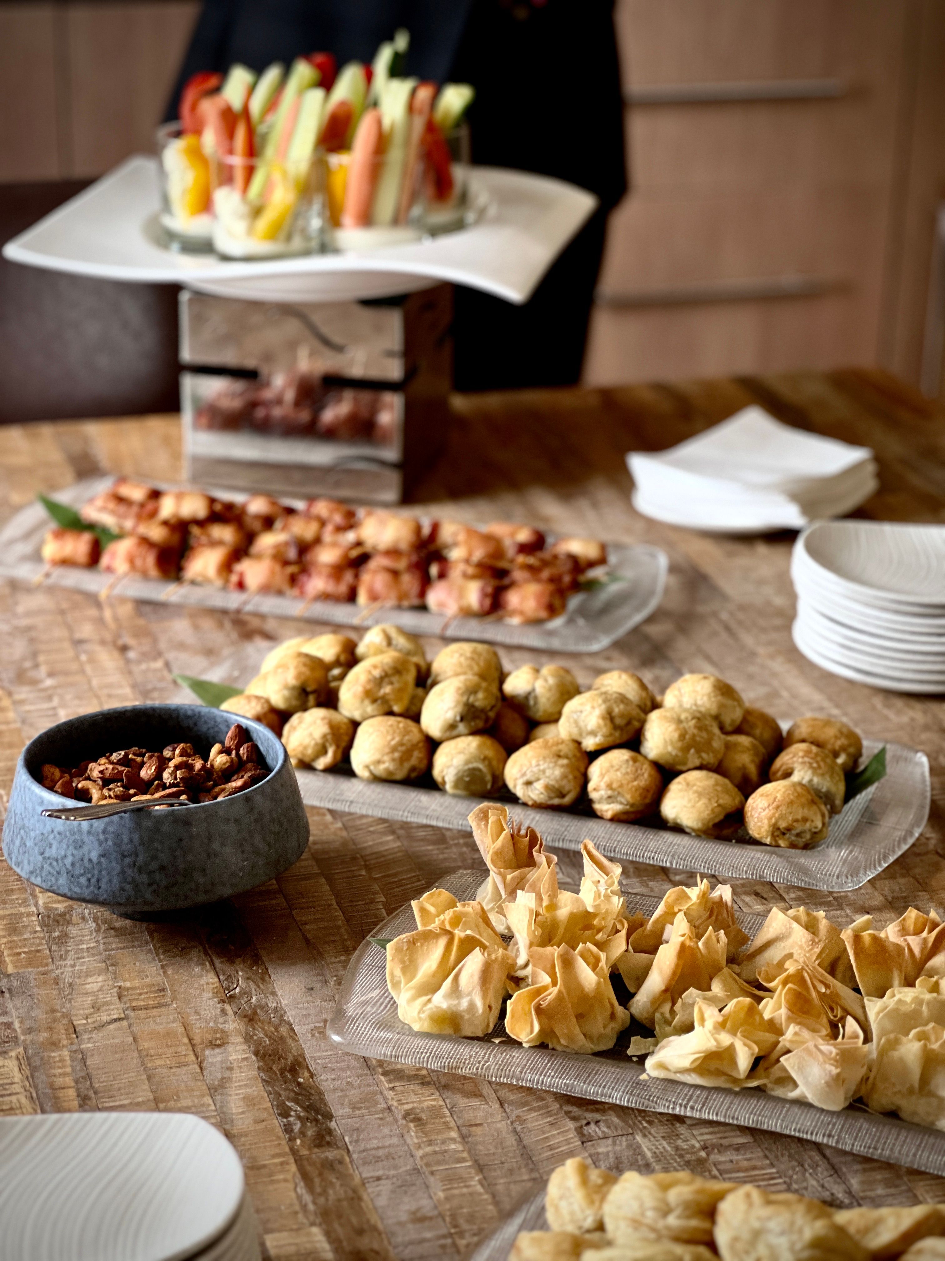 Appetizers on Rustic Table · Free Stock Photo