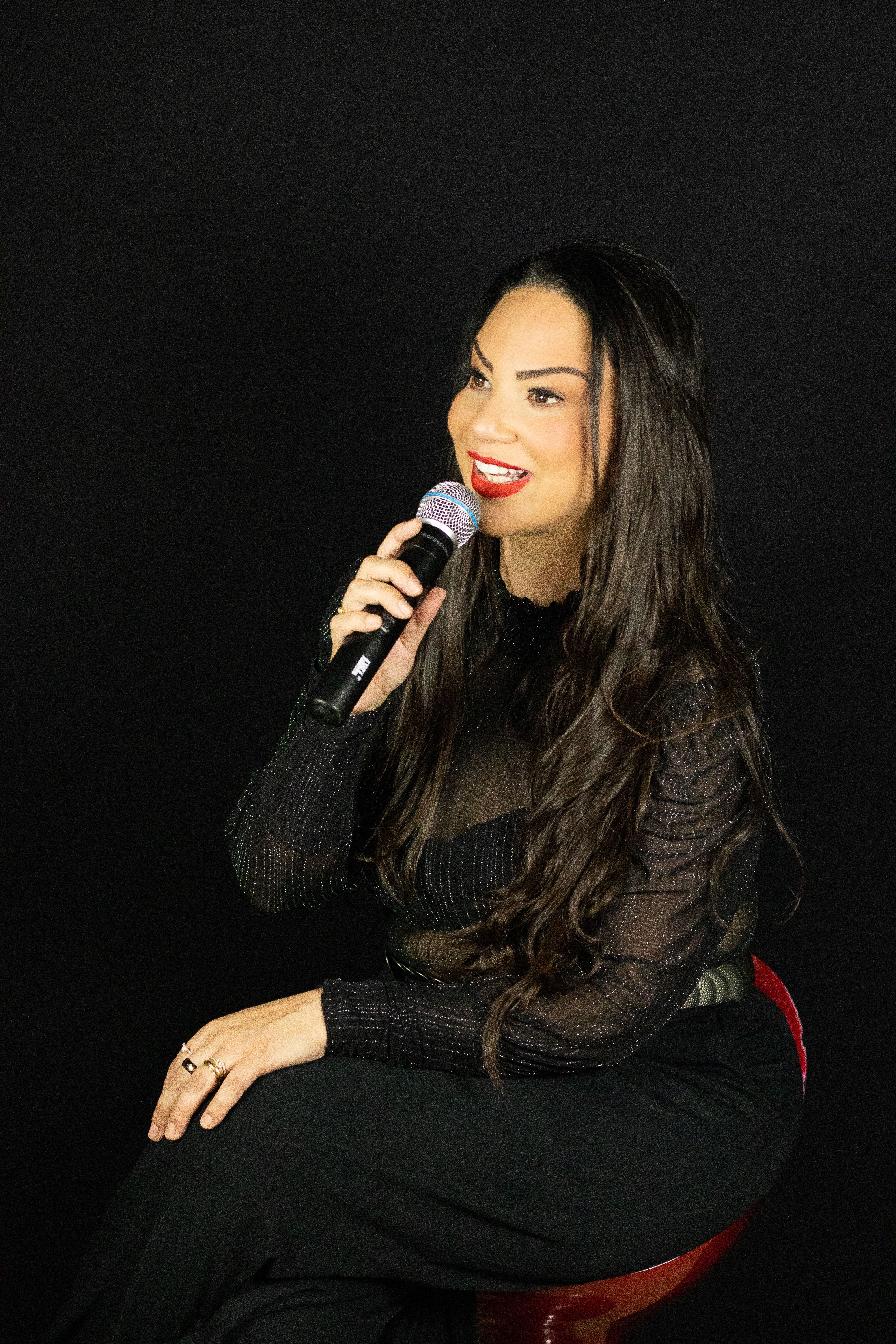 A Female Singer in Red Dress · Free Stock Photo