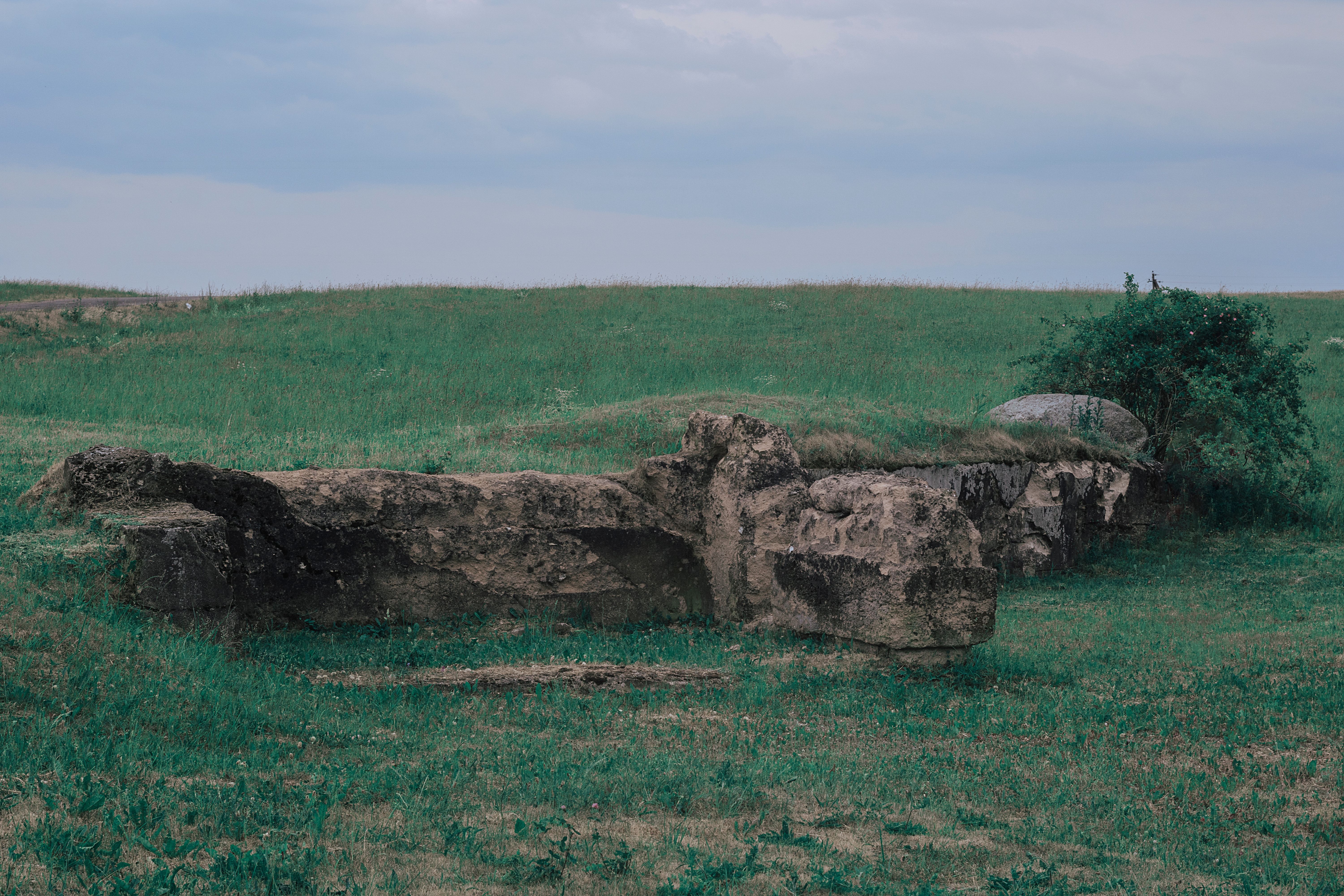 Ruins in Grassfield · Free Stock Photo