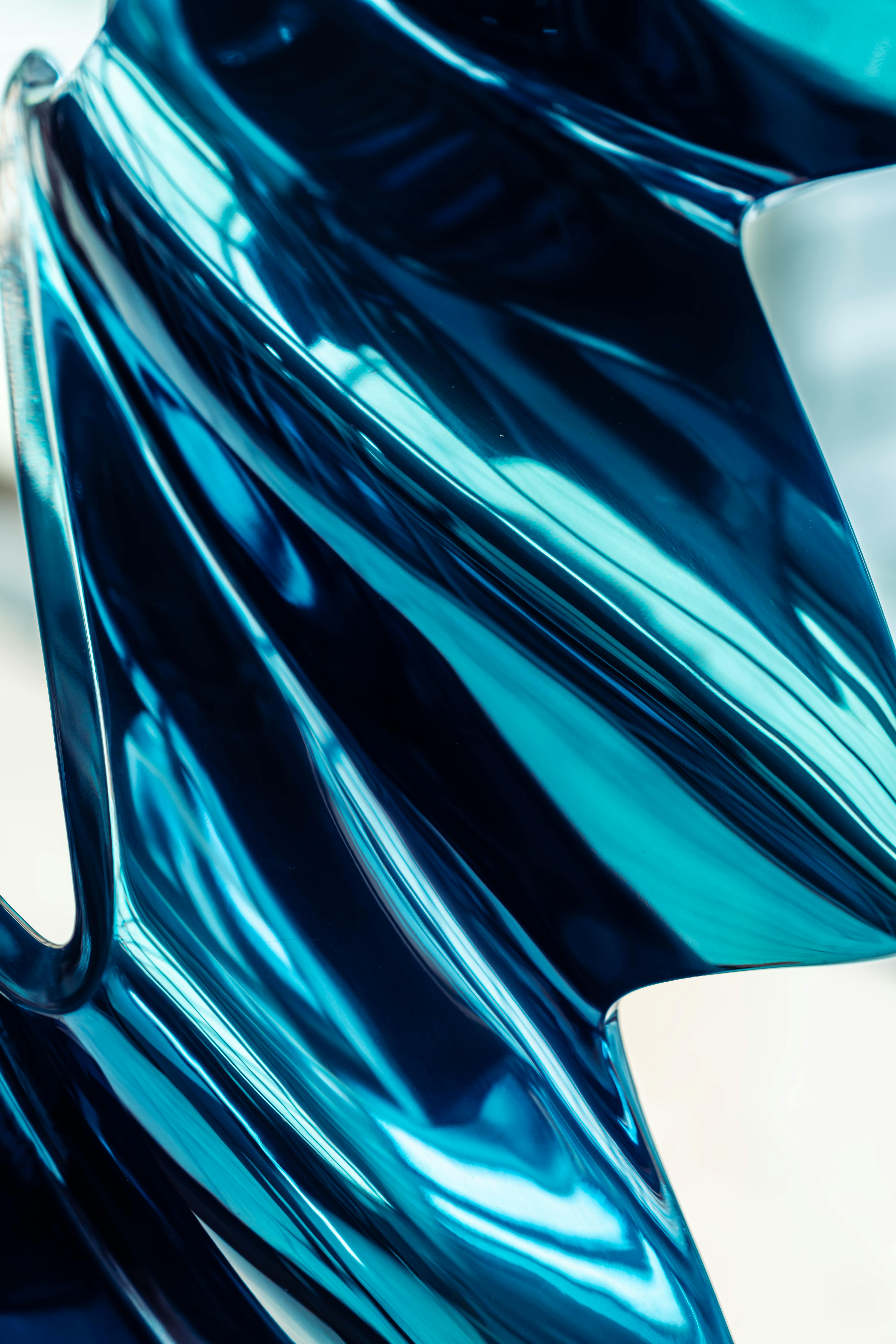 Shiny Blue Metal Surface · Free Stock Photo