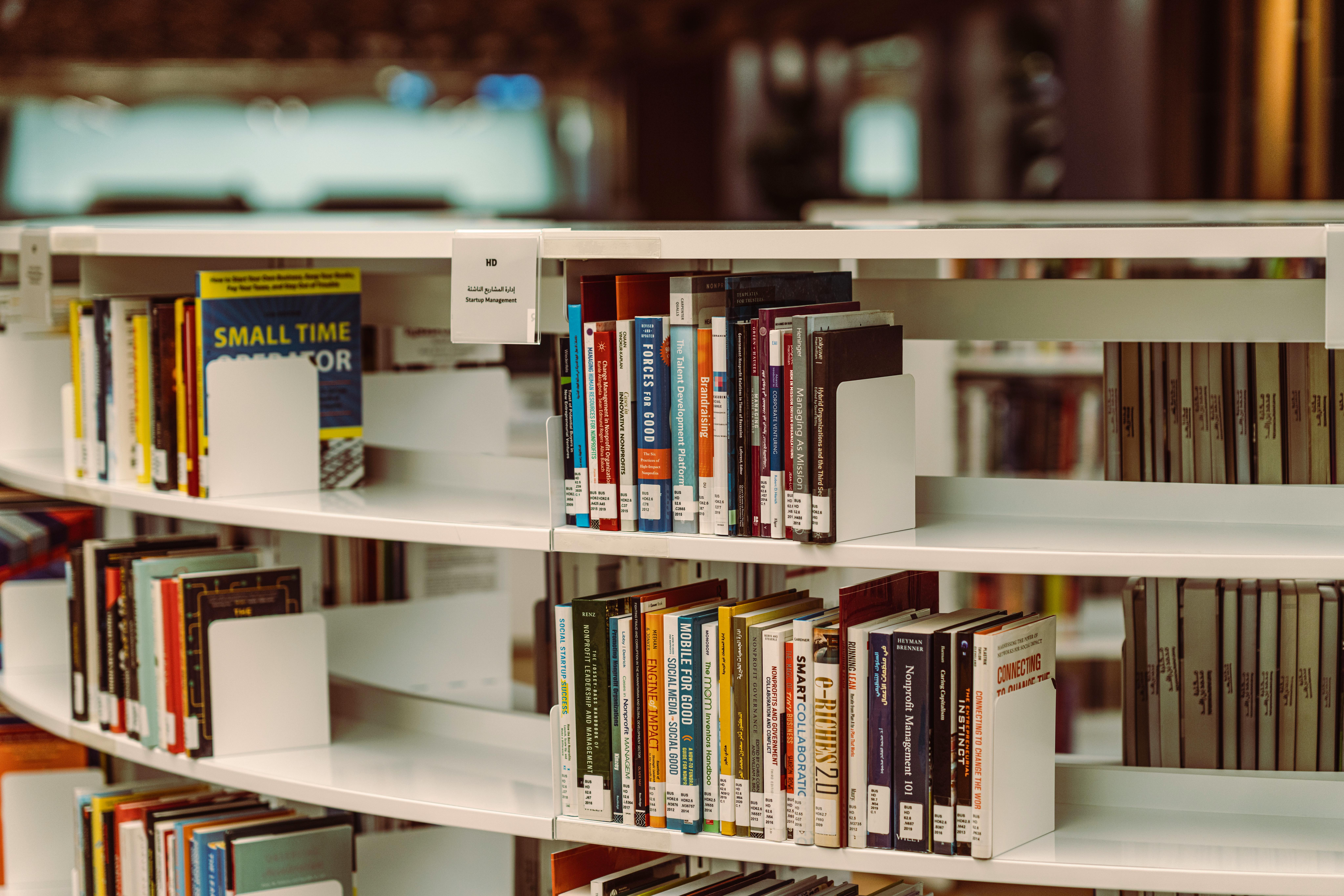 Books in Library · Free Stock Photo