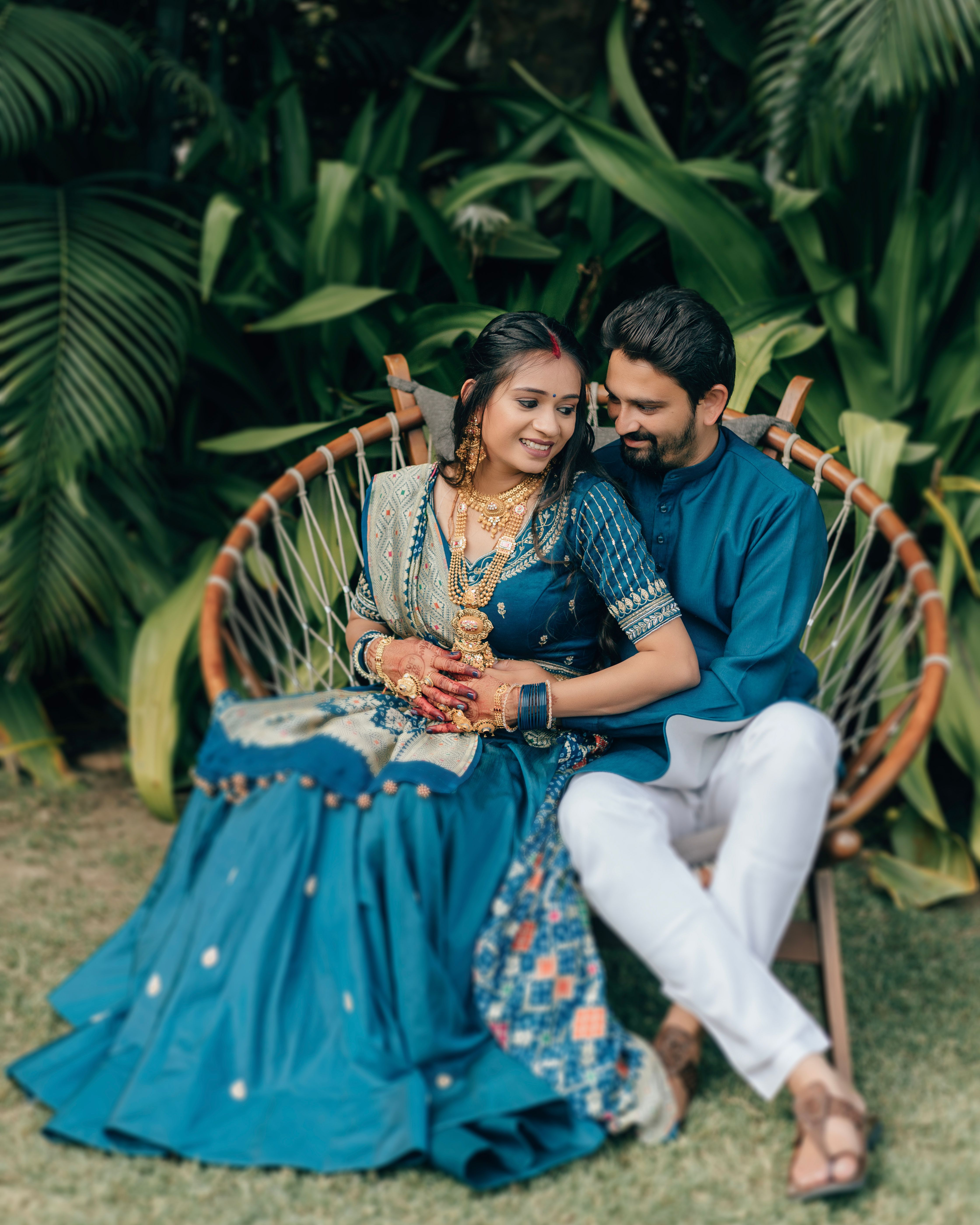 Portrait of Traditional Wedding Couple · Free Stock Photo
