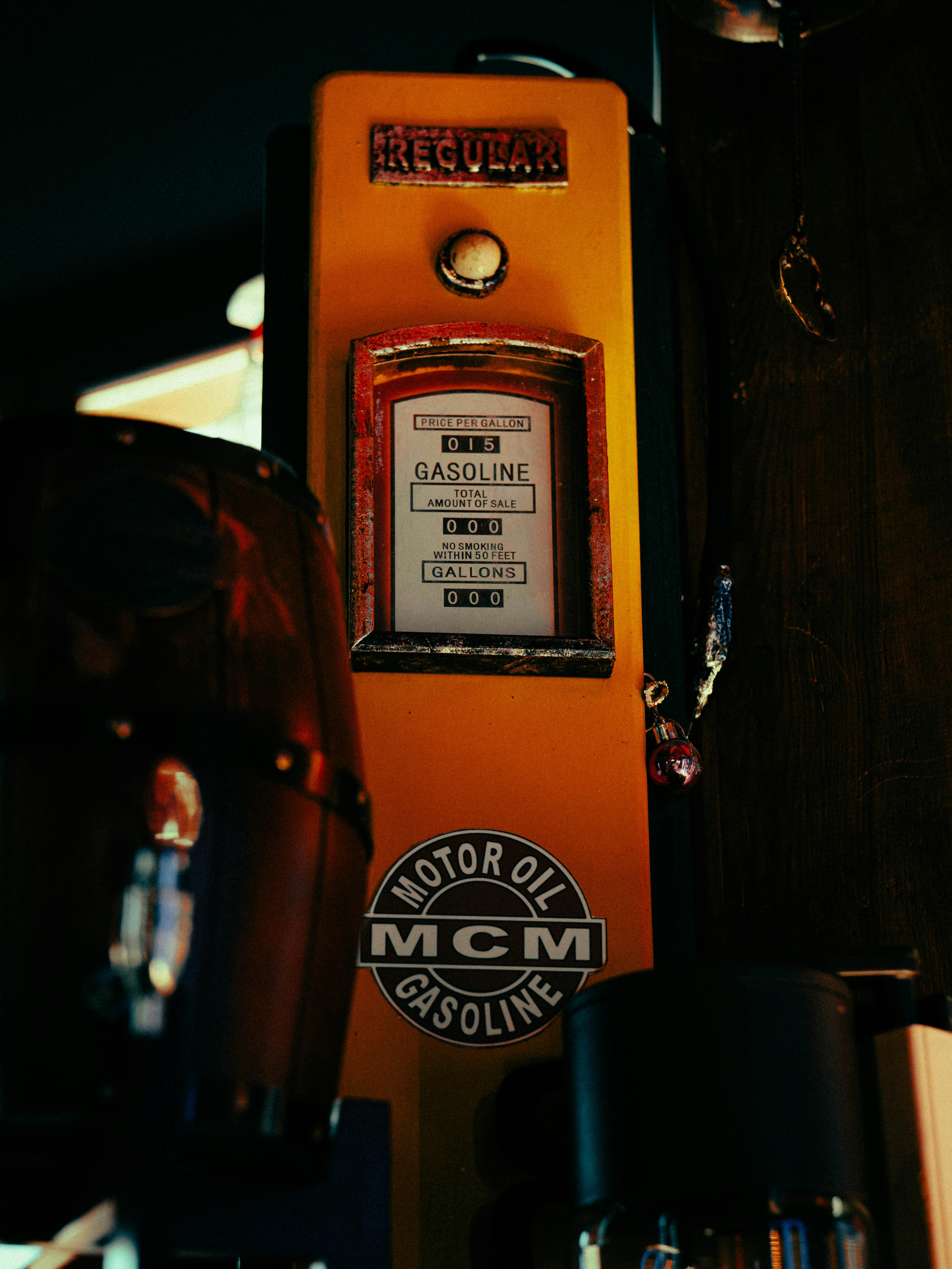 Vintage Fuel Dispenser at Gas Station · Free Stock Photo