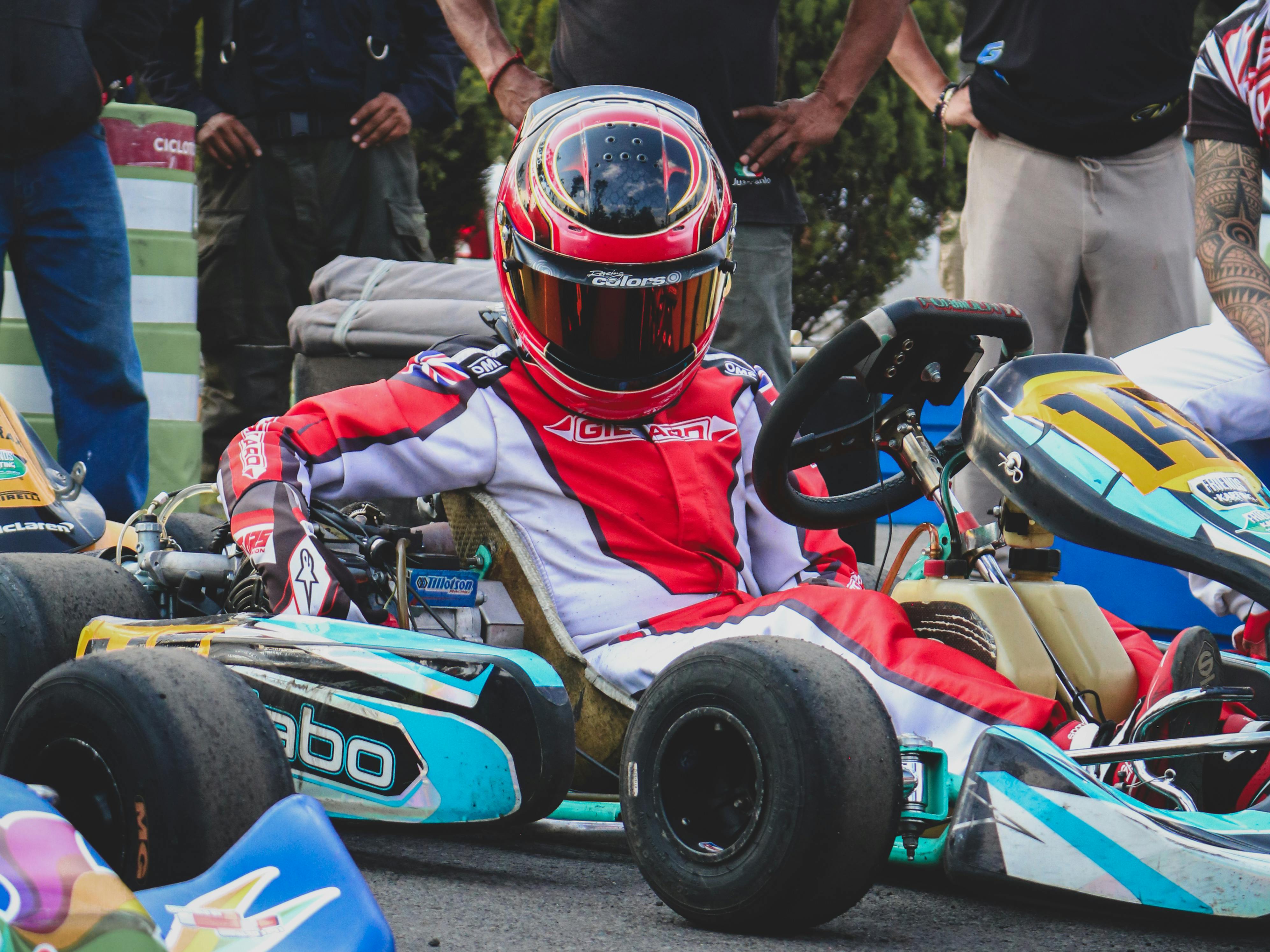 Driver in Karting Race · Free Stock Photo